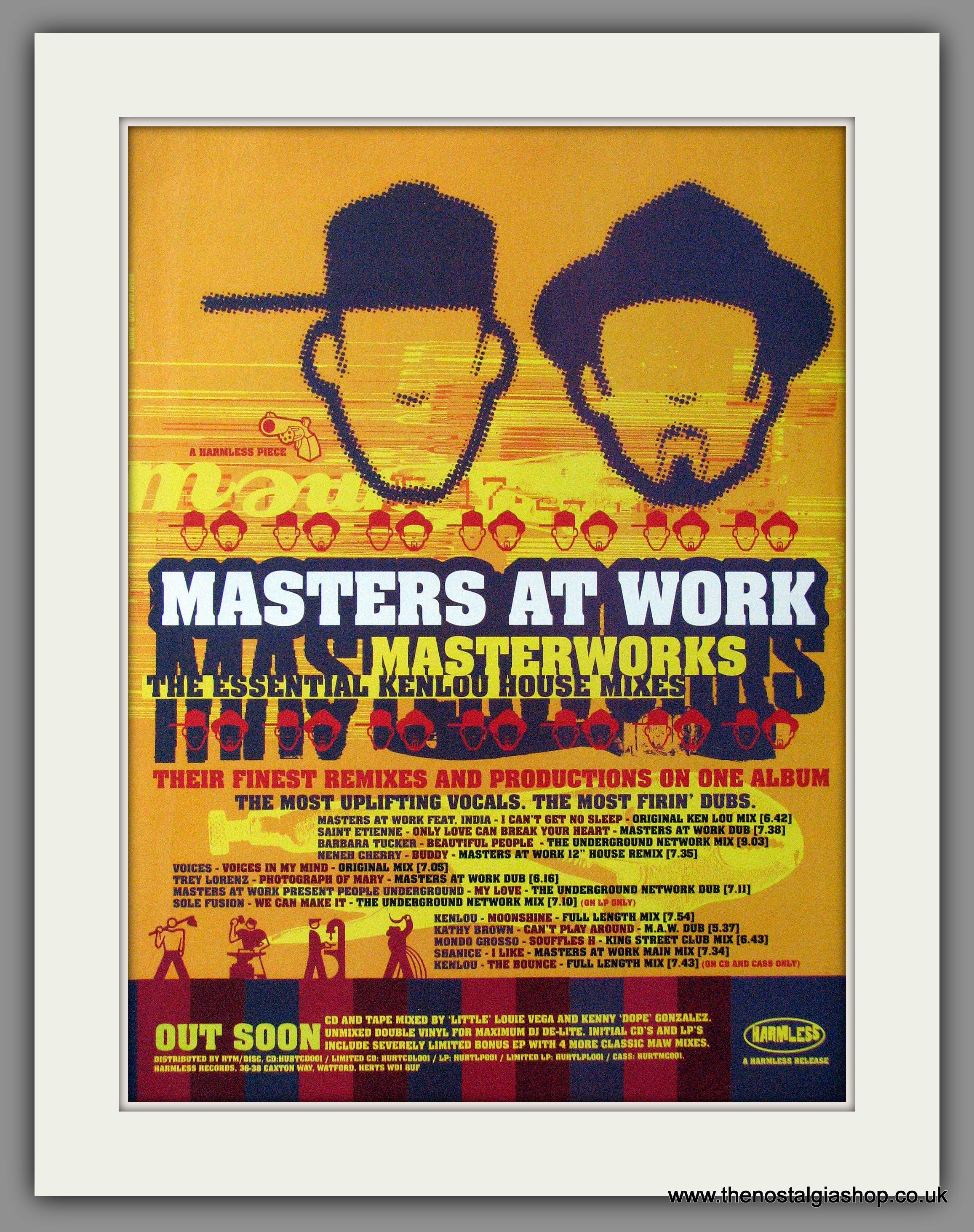 Masters At Work. Masterworks. 1995 Original Advert (ref AD54117) – The ...