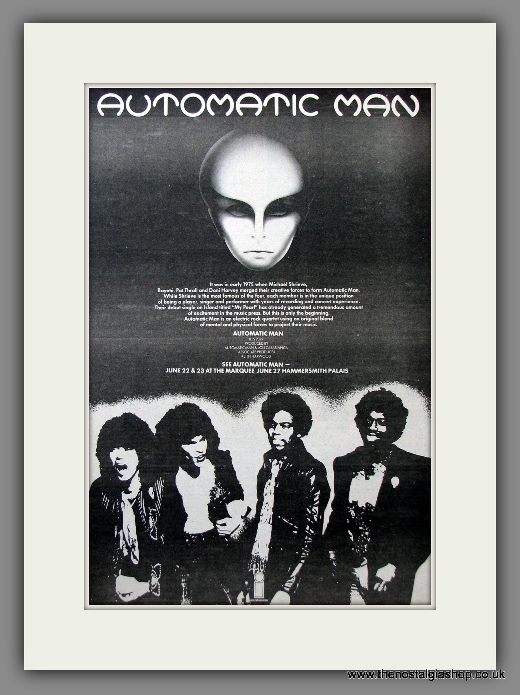 Automatic Man. Original Advert 1976 (ref AD11511) – The Nostalgia Shop