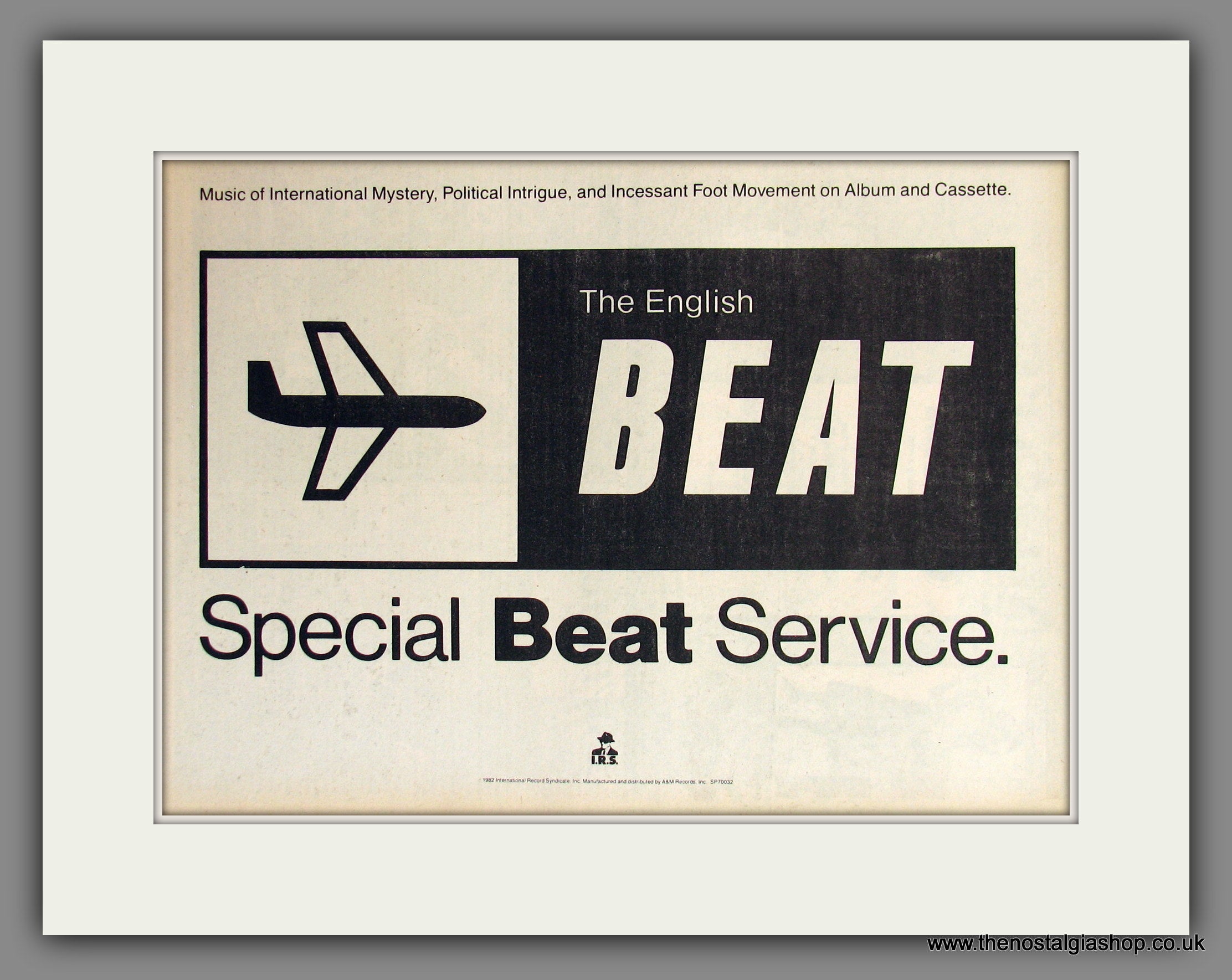 The English Beat, Special Beat Service. Original Advert 1982 (ref AD11 ...