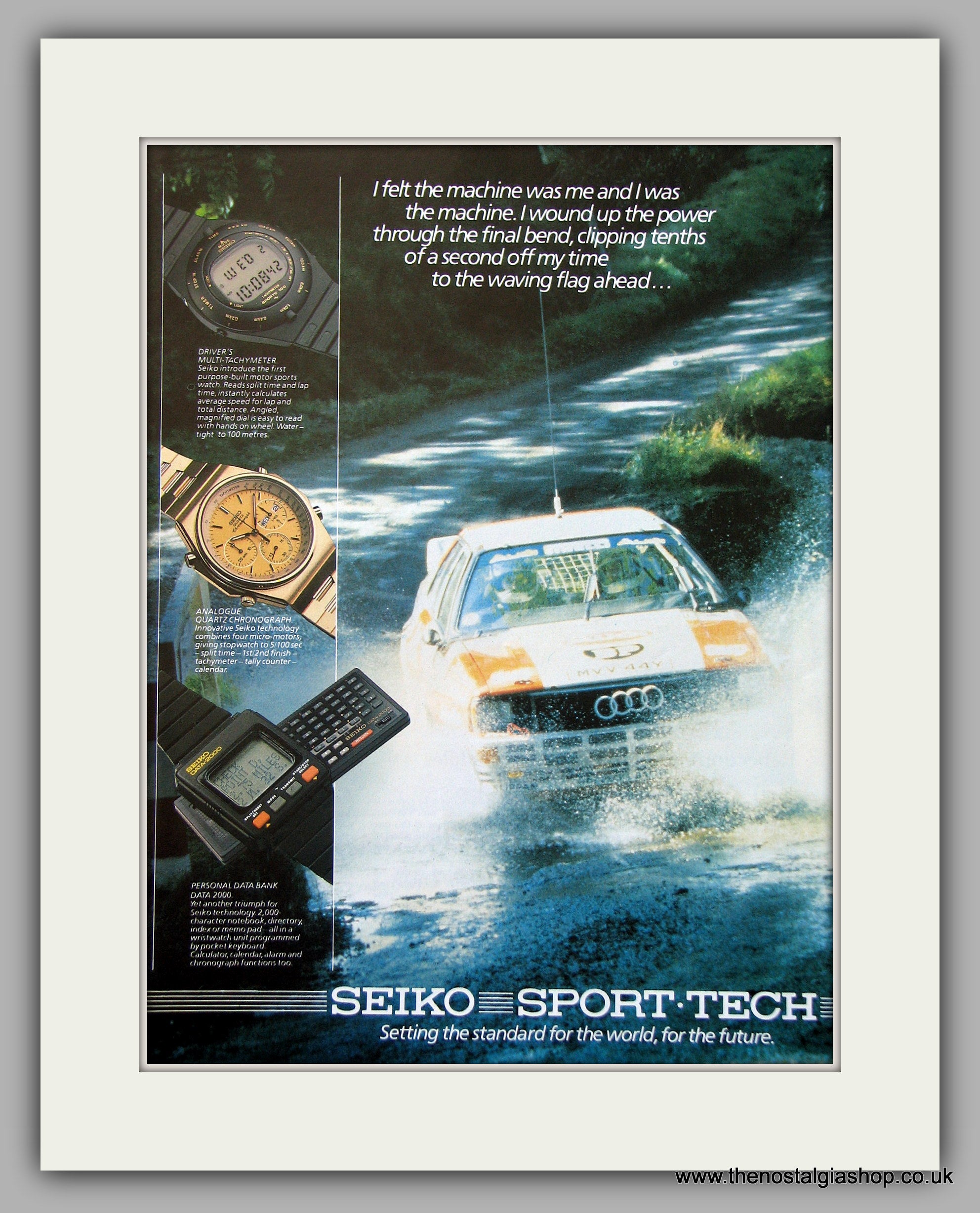 Seiko Sport Watch Original Advert 1984 (ref AD6924) – The Nostalgia Shop