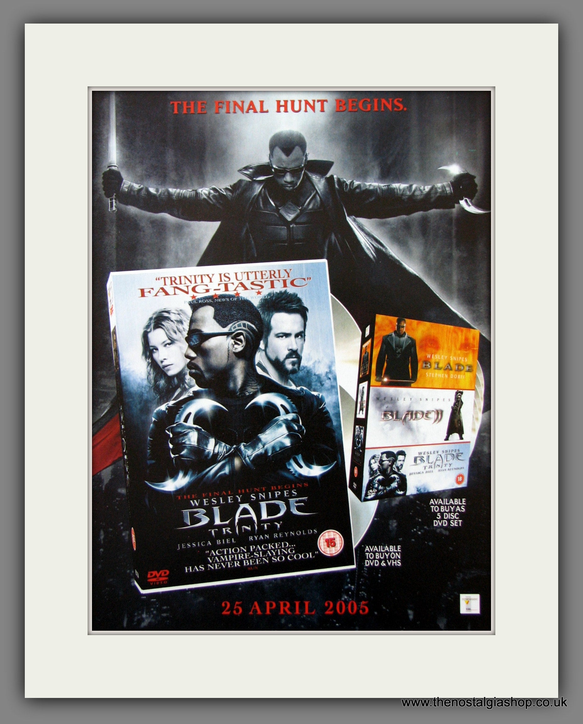 Blade Trinity Movie Poster