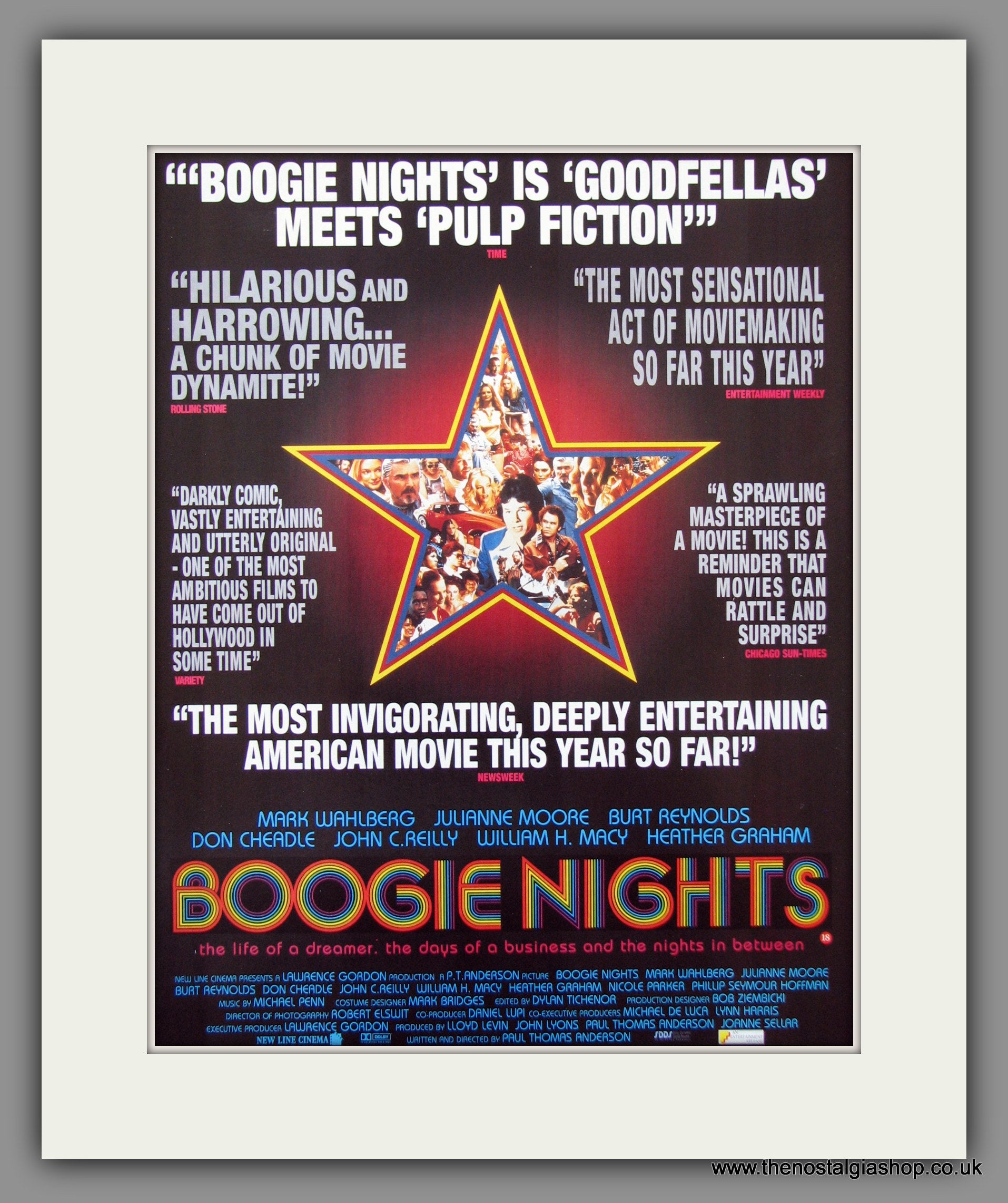 Boogie Nights. 1998 Original Advert (ref AD54637) – The Nostalgia Shop