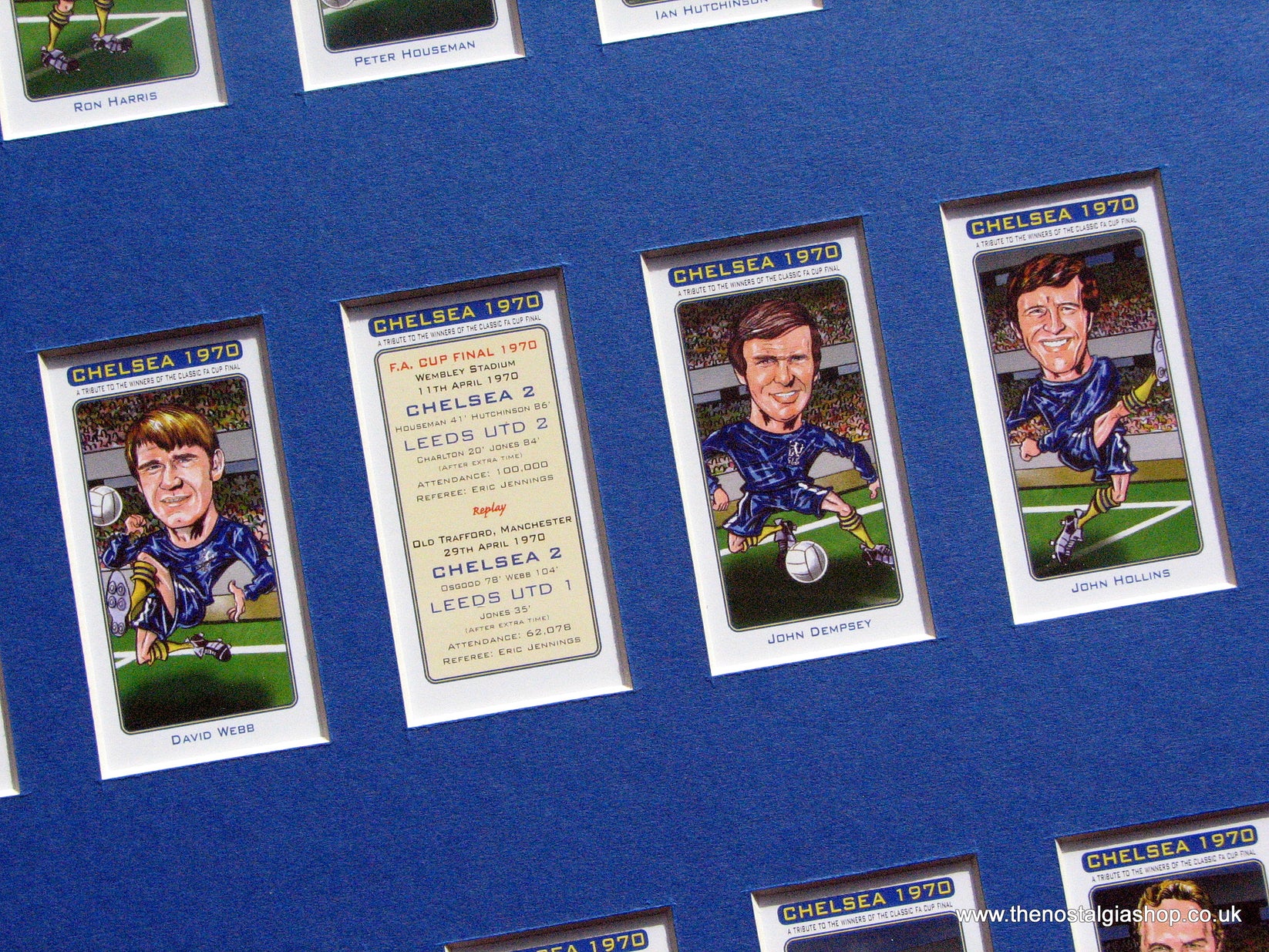 Chelsea F.A. Cup Winners 1970. Mounted Football Card Set – The ...