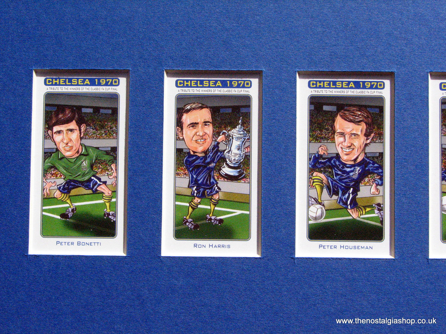 Chelsea F.A. Cup Winners 1970. Mounted Football Card Set – The ...