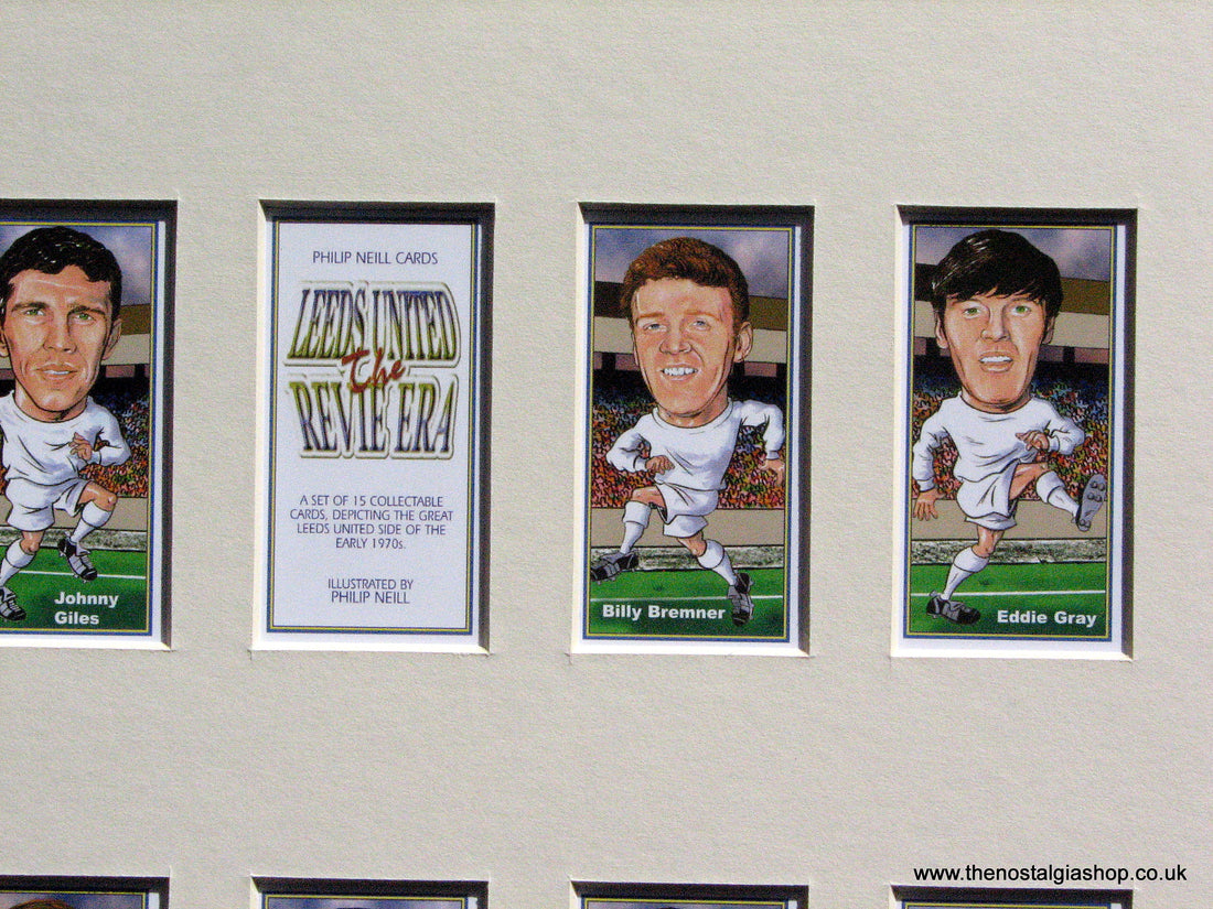 Leeds United, The Revie Era. Mounted Football Card Set – The Nostalgia Shop