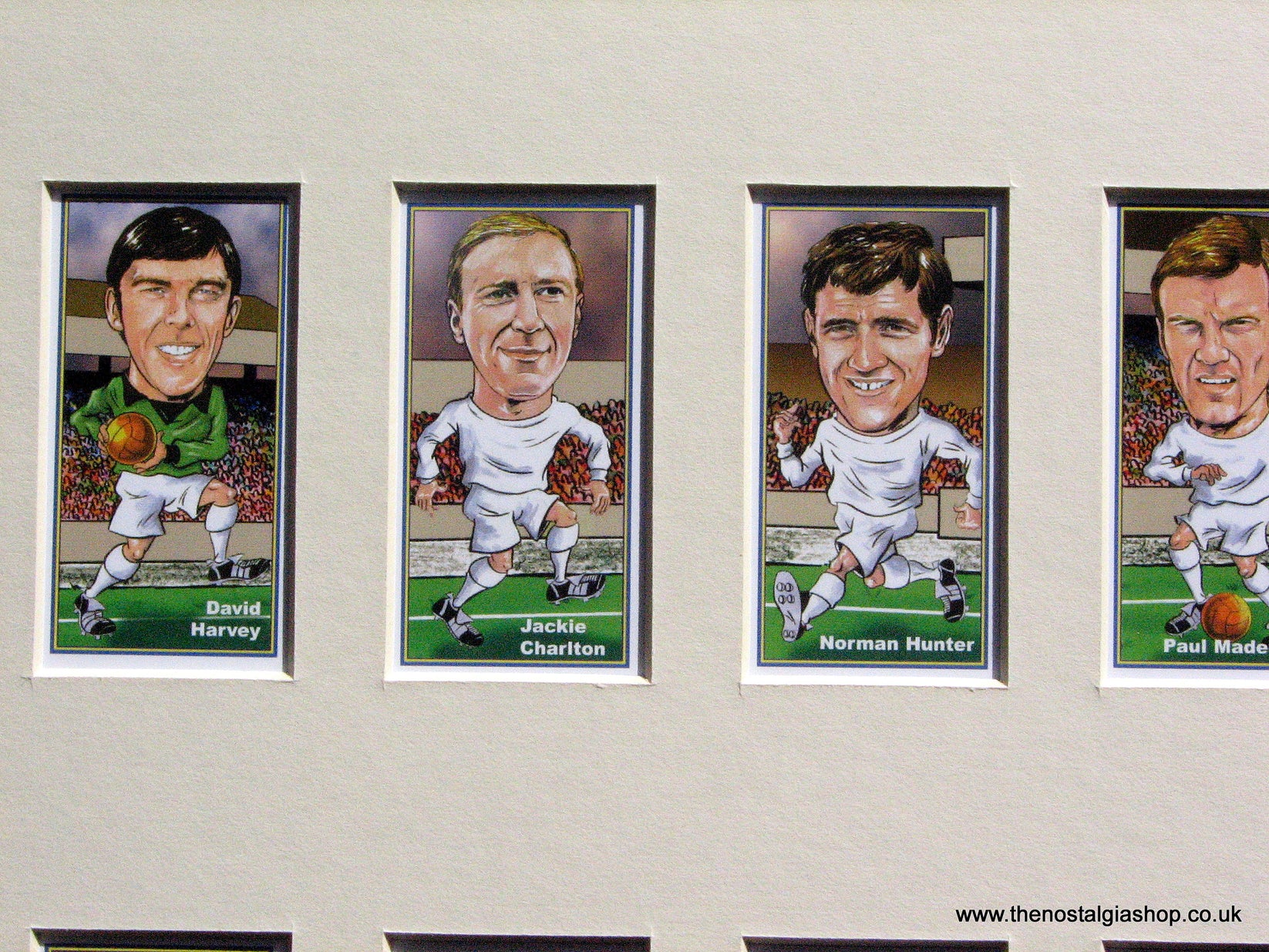 Leeds United, The Revie Era. Mounted Football Card Set – The Nostalgia Shop