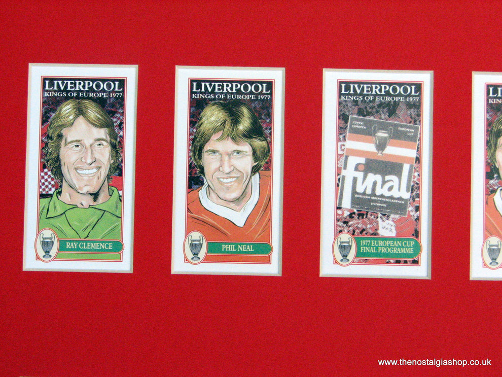 Liverpool Kings of Europe 1977. Football Card Set. – The Nostalgia Shop