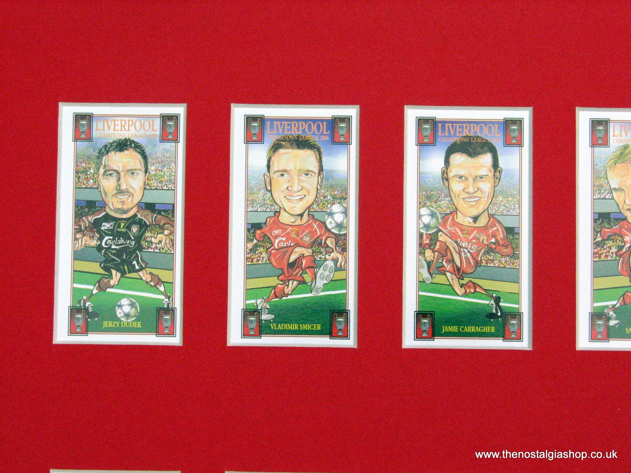 Liverpool Champions League 2005. Mounted Football Card Set. – The ...