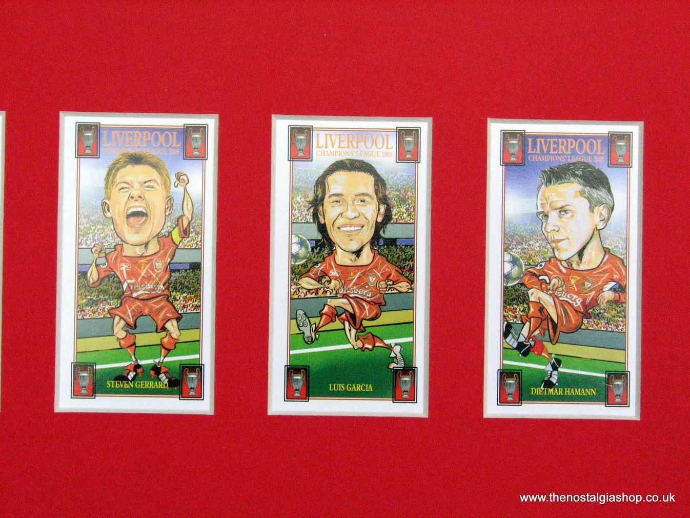 Liverpool Champions League 2005. Mounted Football Card Set. – The ...