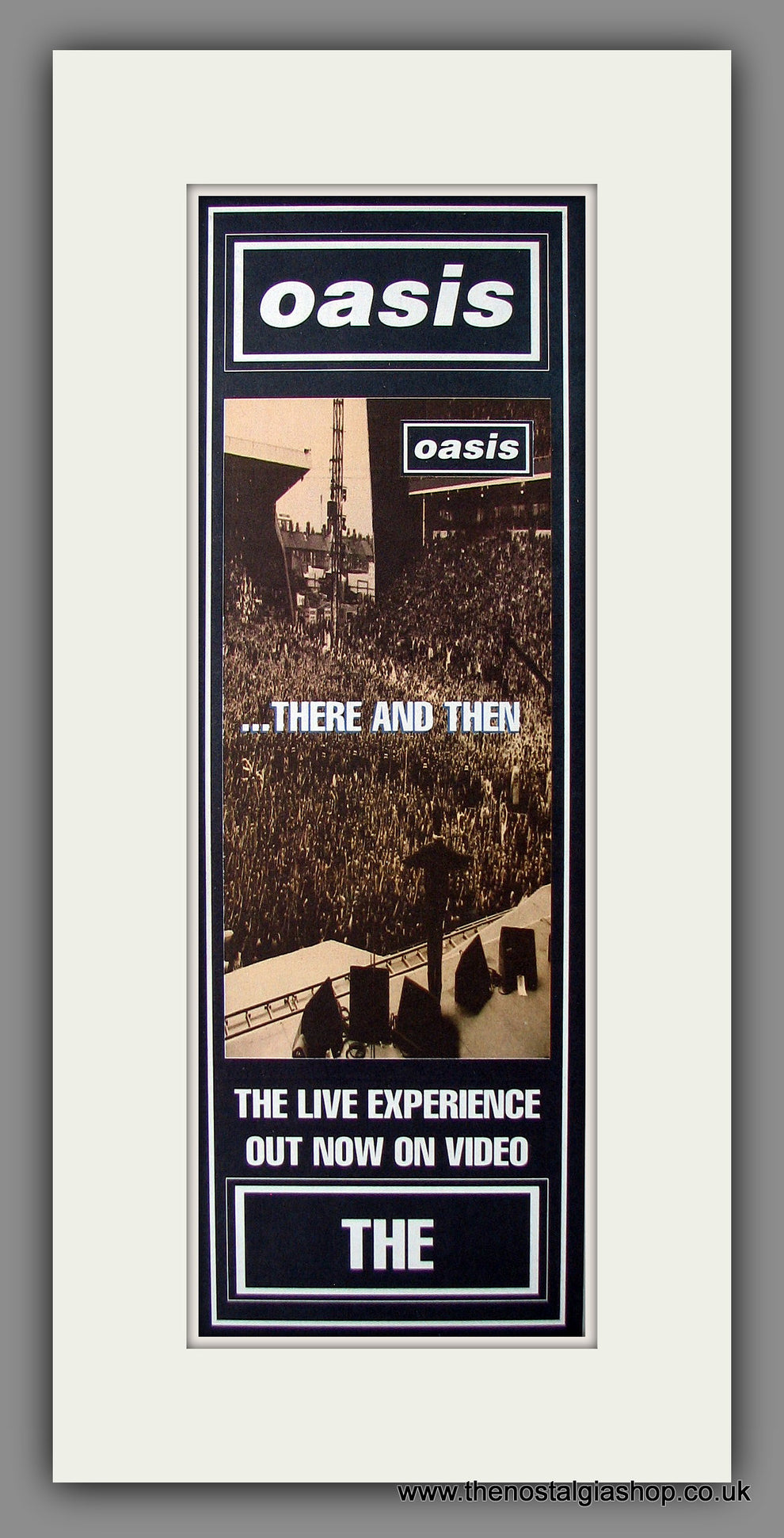 Oasis. The Whole Story. Set of 3 Original Adverts 1996 (ref AD200049 ...