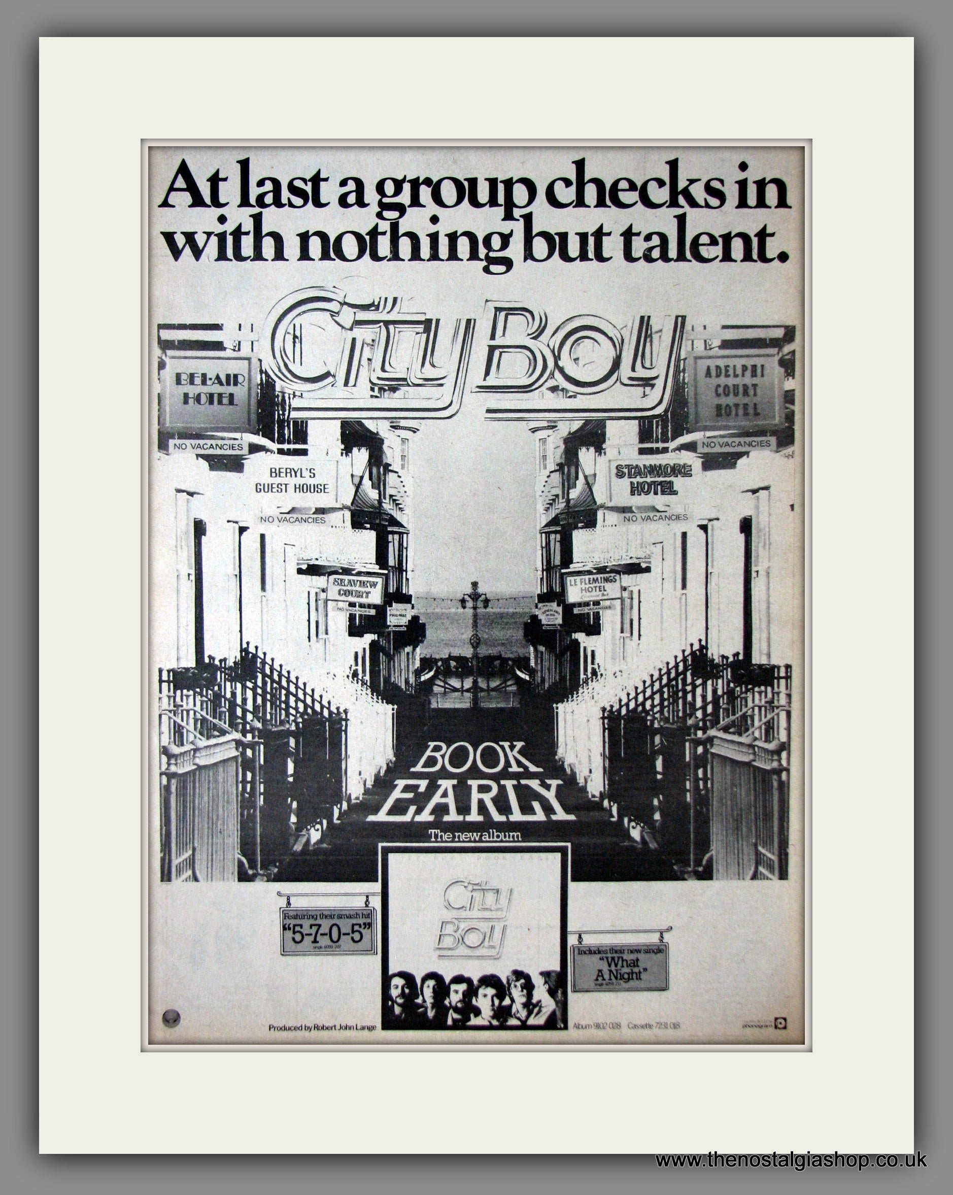 City Boy. Book Early. Original Advert 1978 (ref AD11874) – The ...