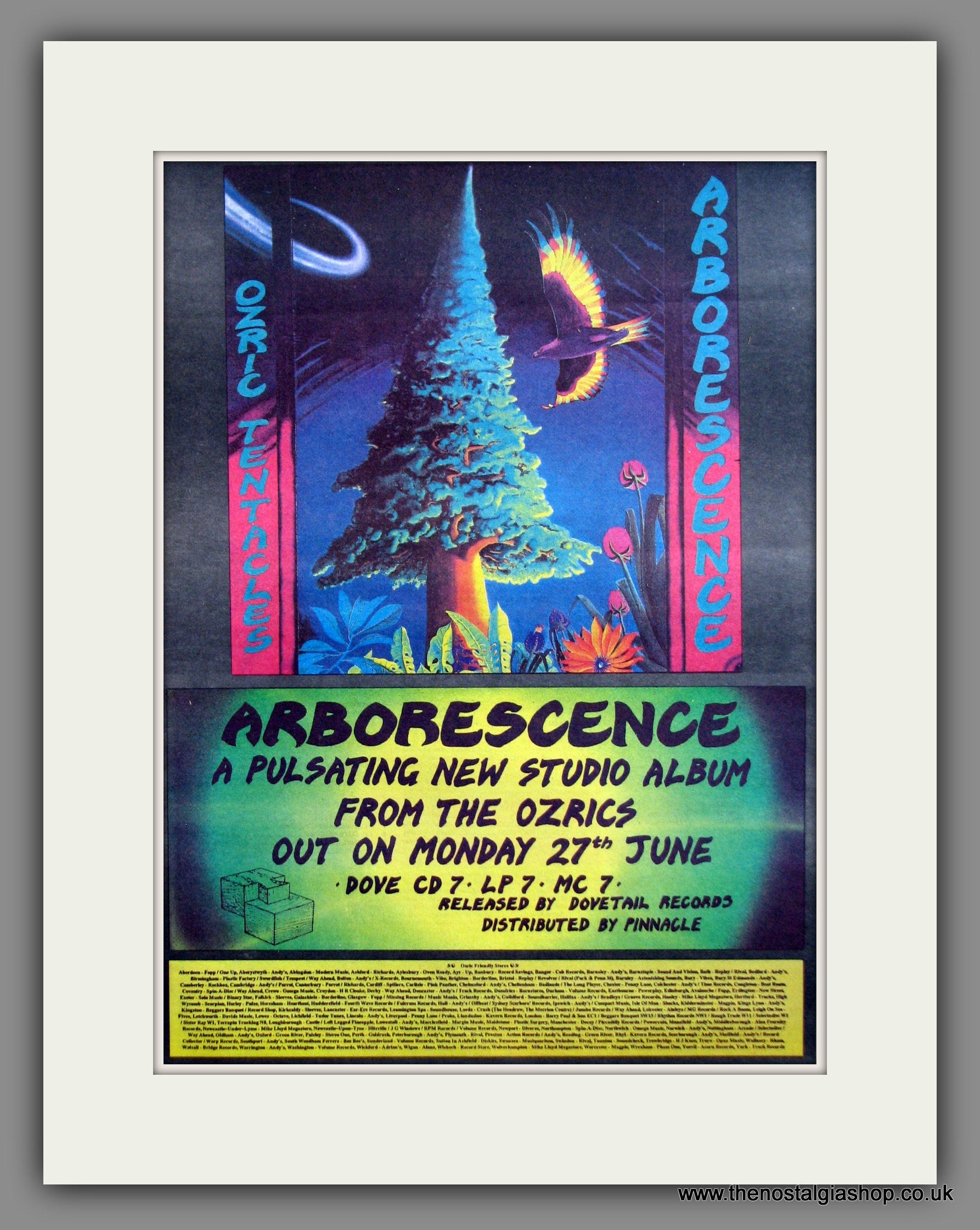 Ozric Tentacles, Arborescence. Original Advert 1994 (ref AD11926) – The ...