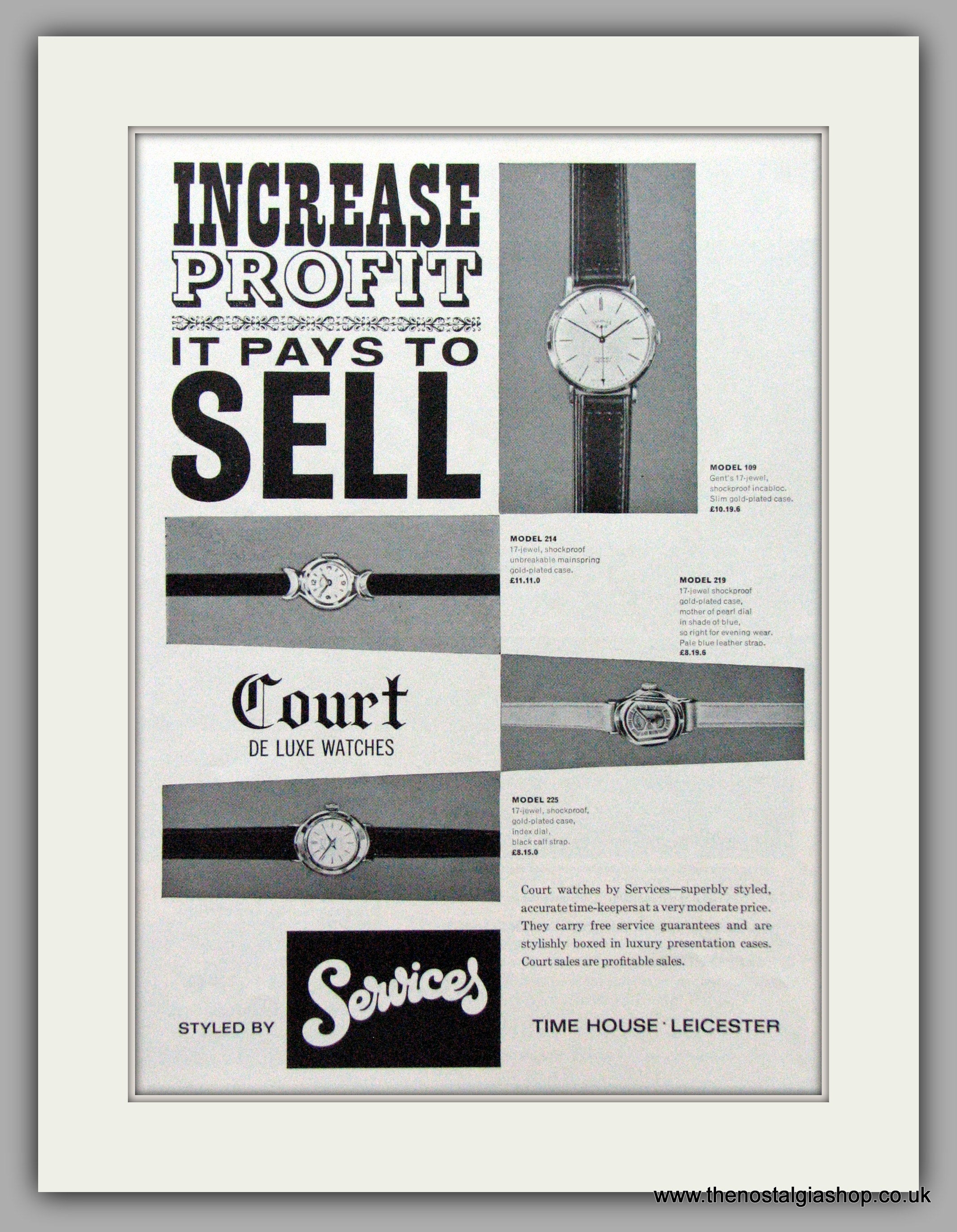 Services Watches. Original Advert 1961. (ref AD7545) – The Nostalgia Shop