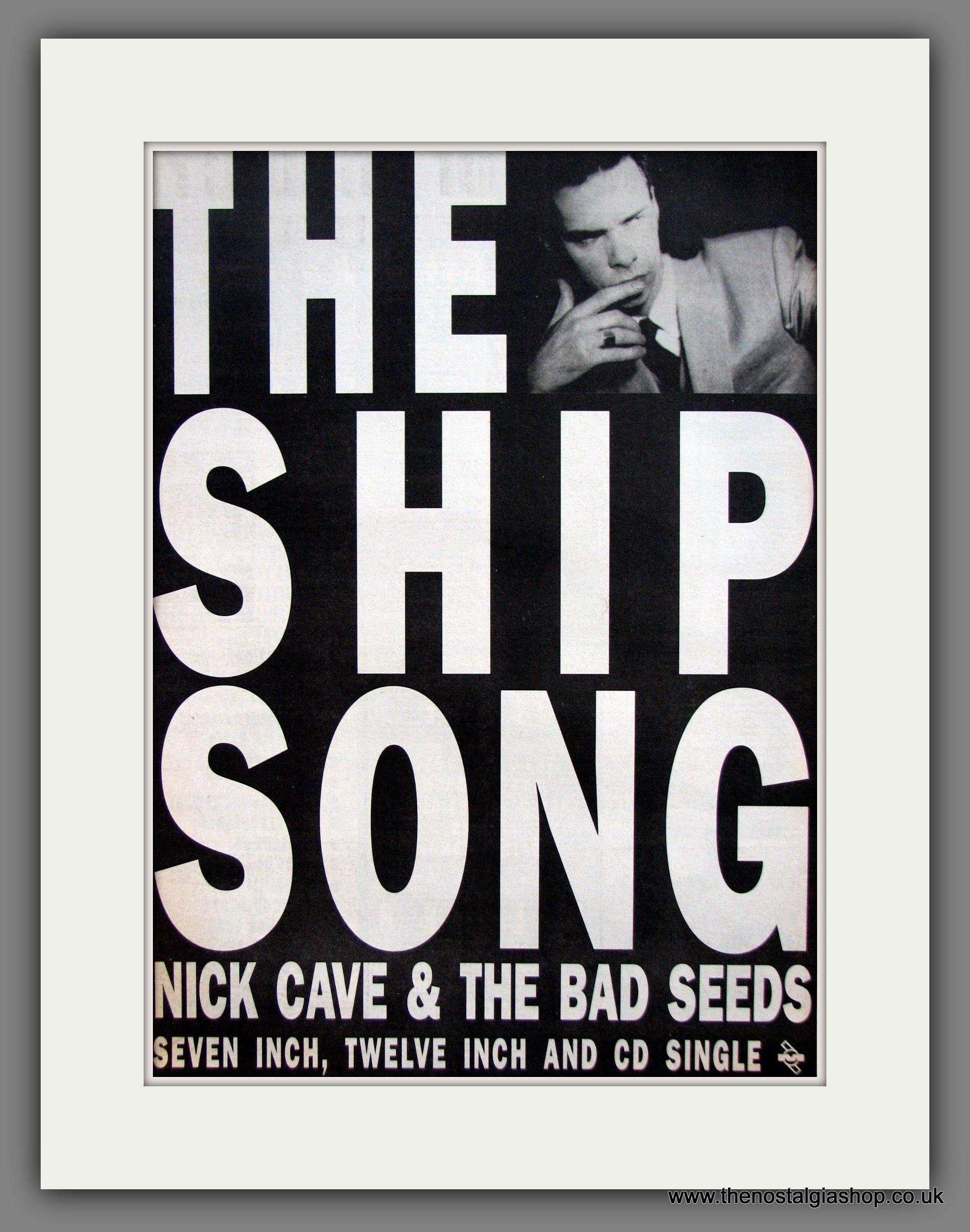 Nick Cave and The Bad Seeds. The Ship Song. Original Advert 1990 (ref ...