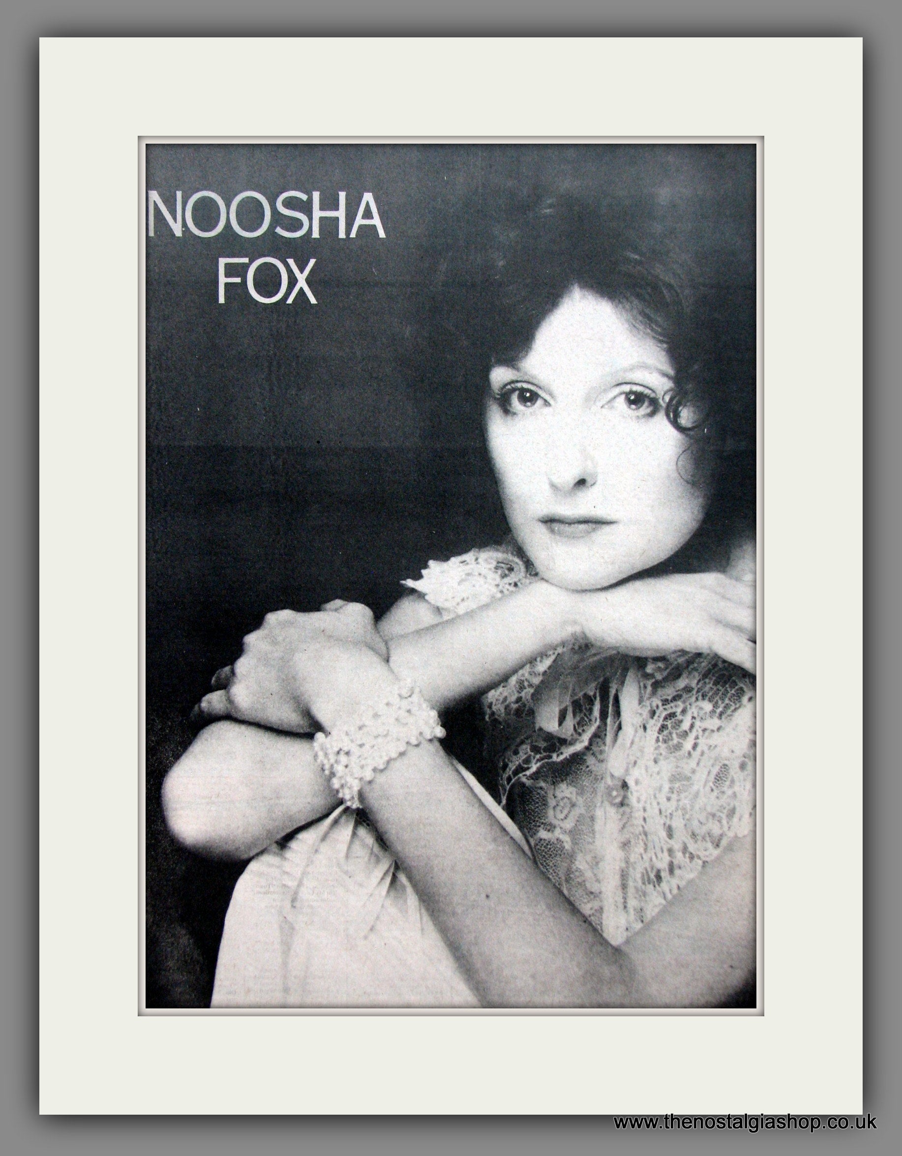 Noosha Fox. Original Advert 1977 (ref AD12056) – The Nostalgia Shop