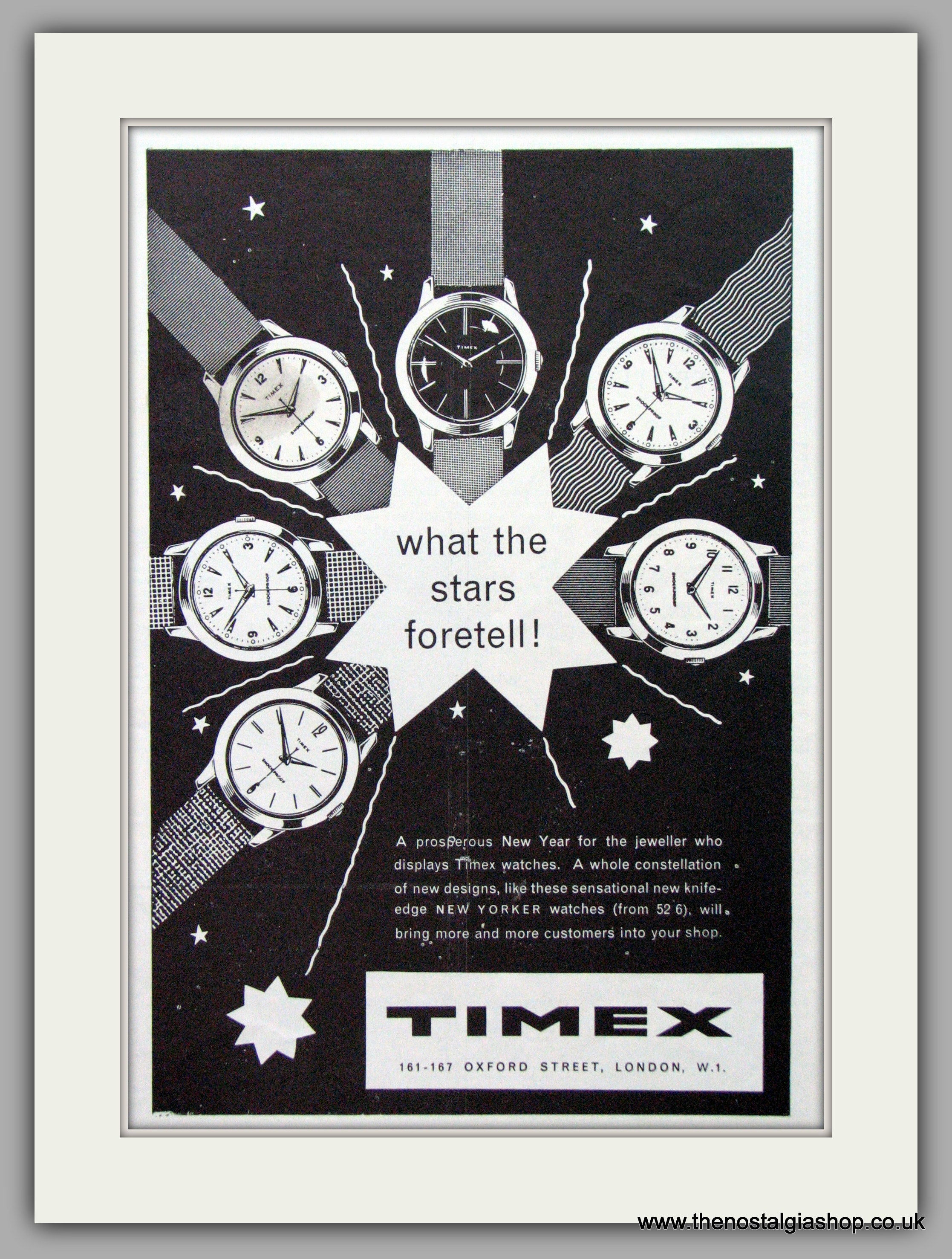Timex Watches. Original Advert 1959. (ref AD7610) – The Nostalgia Shop