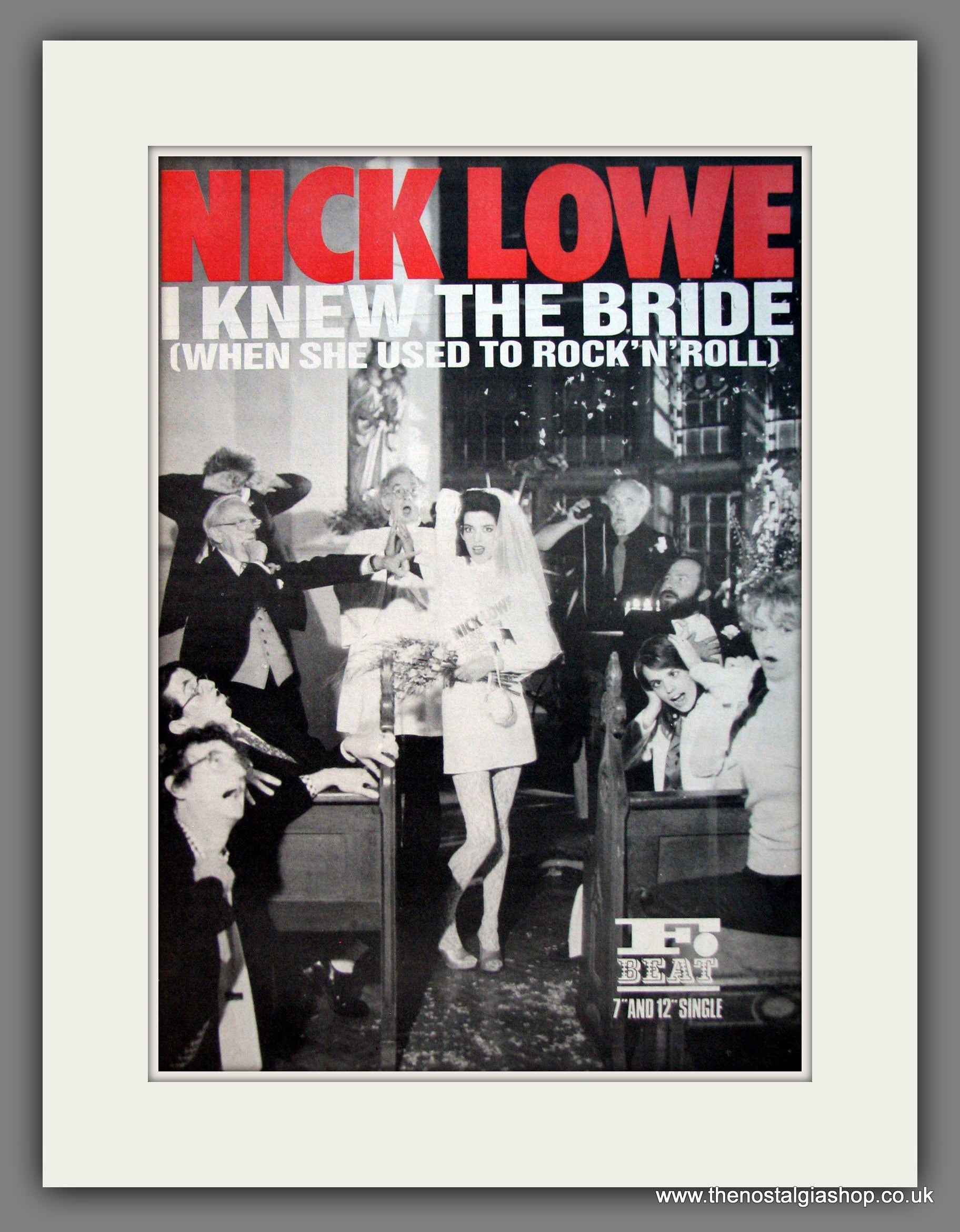 Nick Lowe. I Knew The Bride. Original Advert 1985 (ref AD12083) – The ...