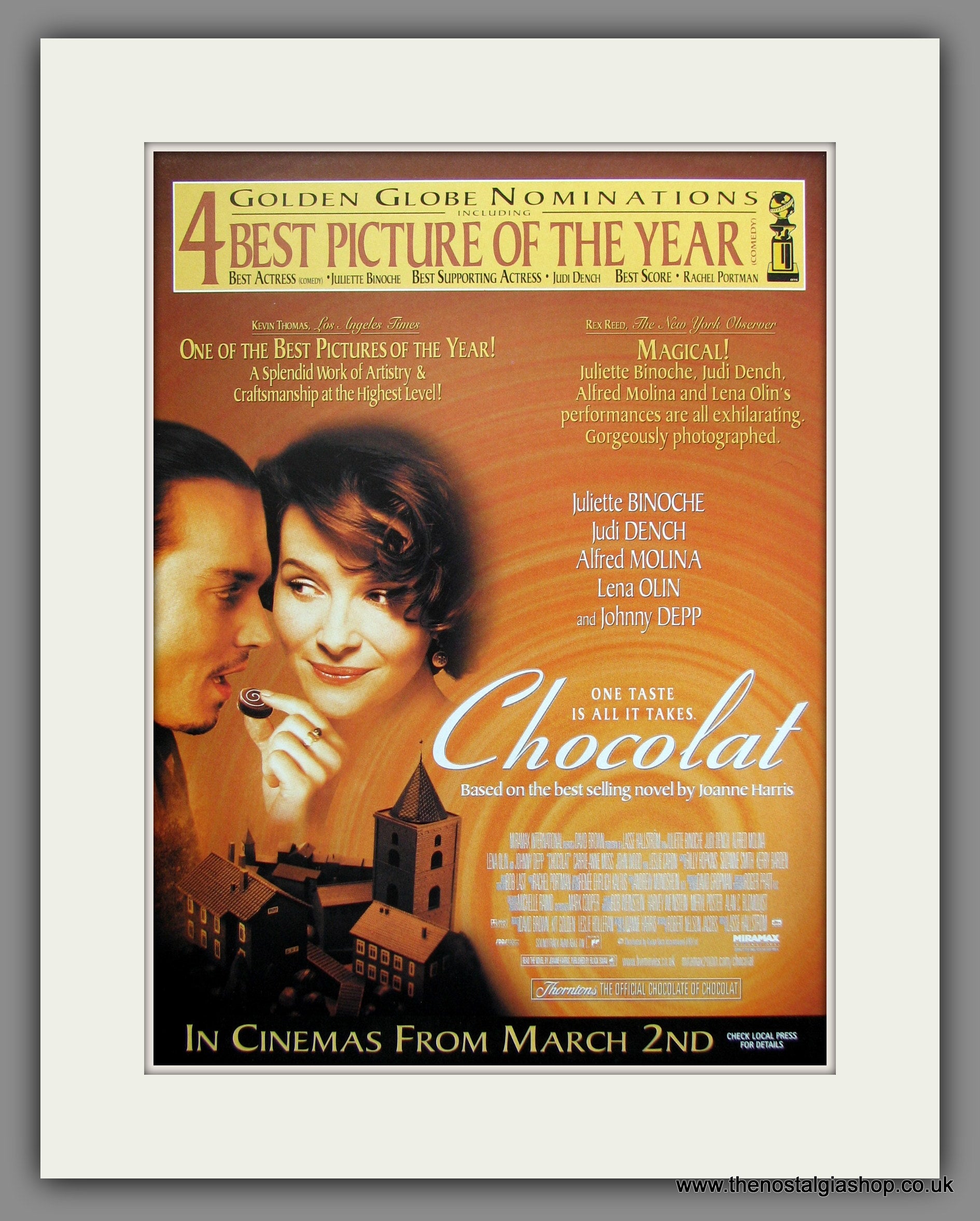 Chocolat. 2001 Original Advert (ref AD54777) – The Nostalgia Shop