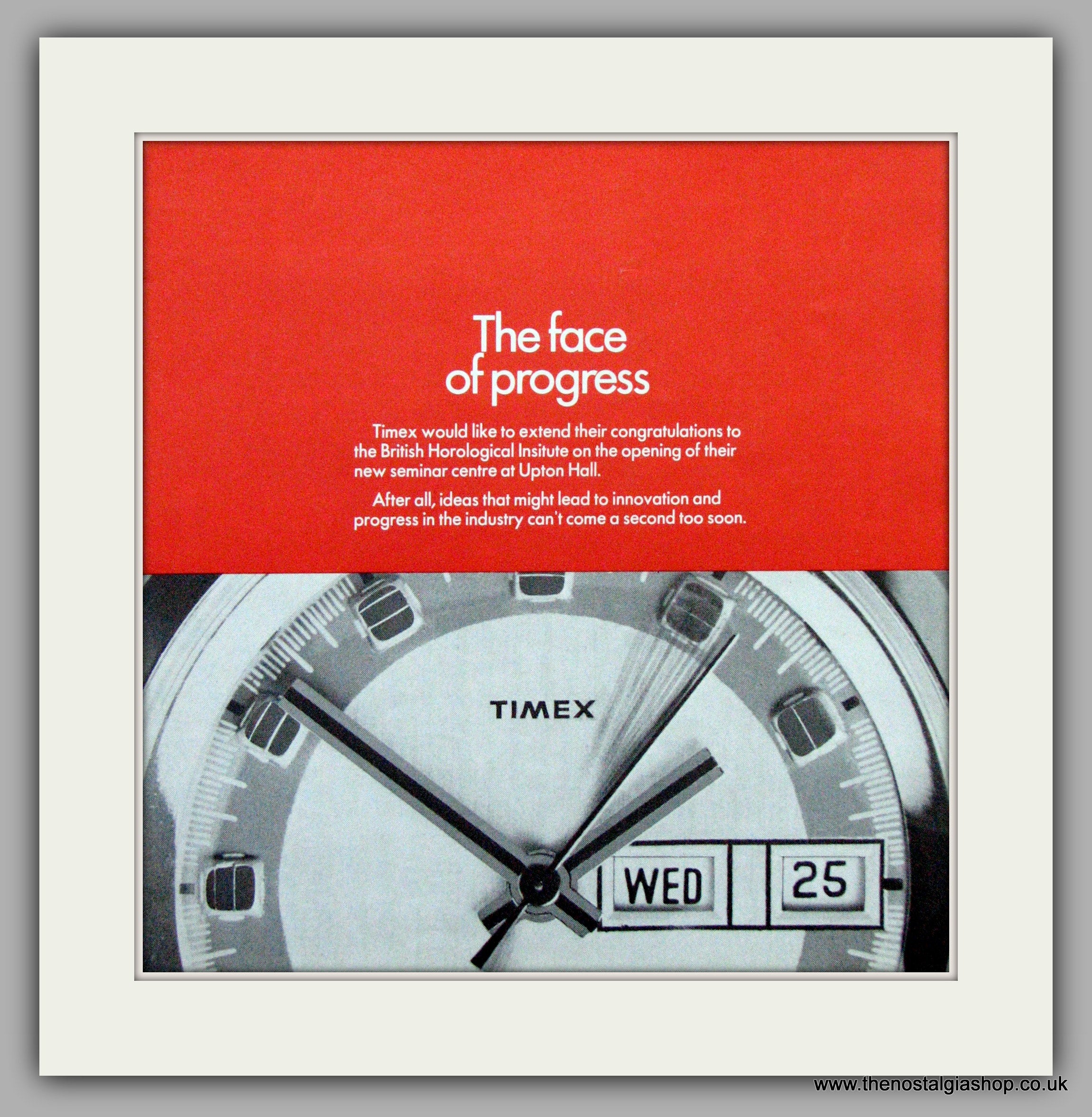 Timex Watches. Original Advert 1975. (ref AD7647) – The Nostalgia Shop