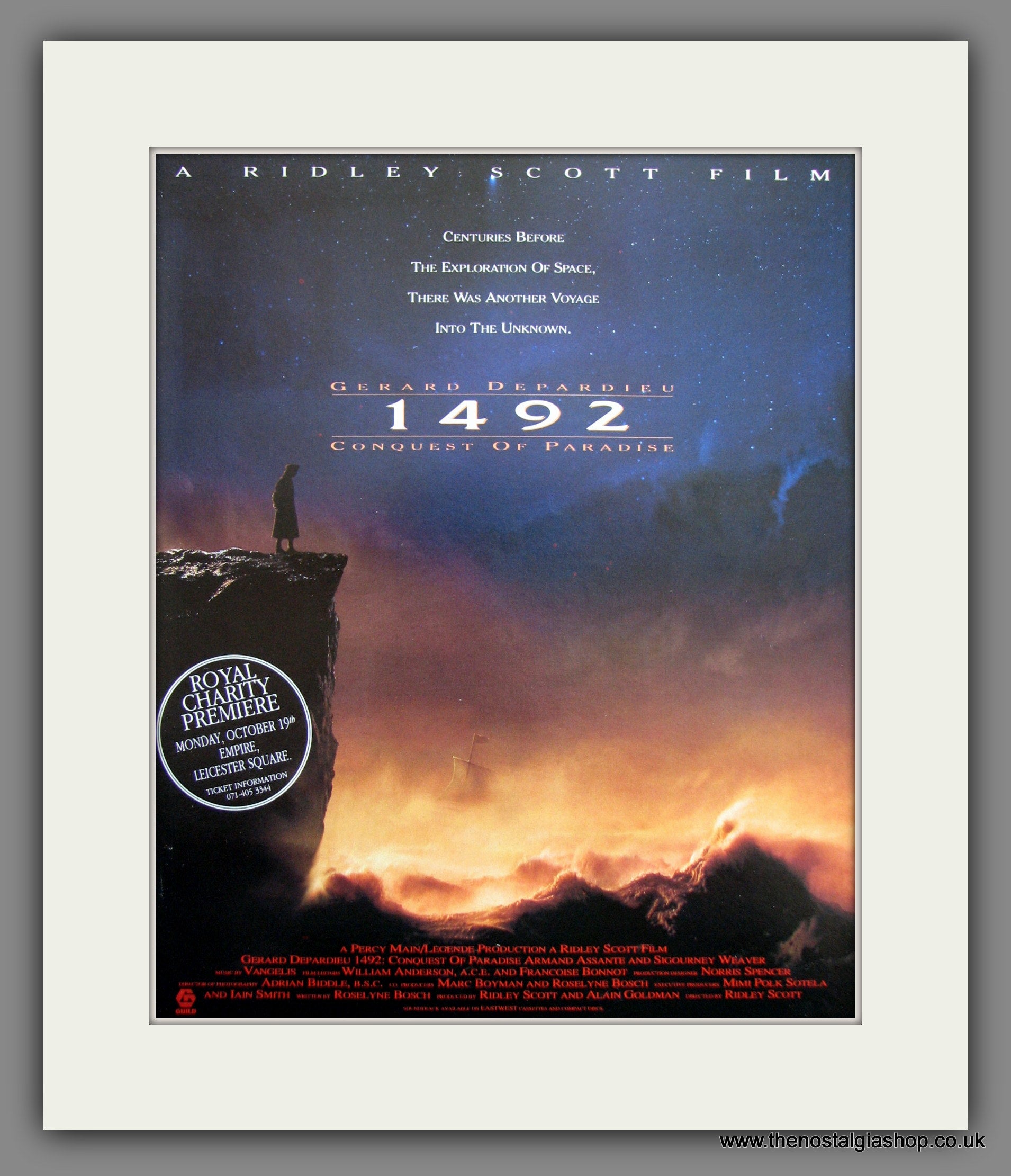 1492 Conquest Of Paradise. 1992 Original Film Advert (ref AD55436 ...