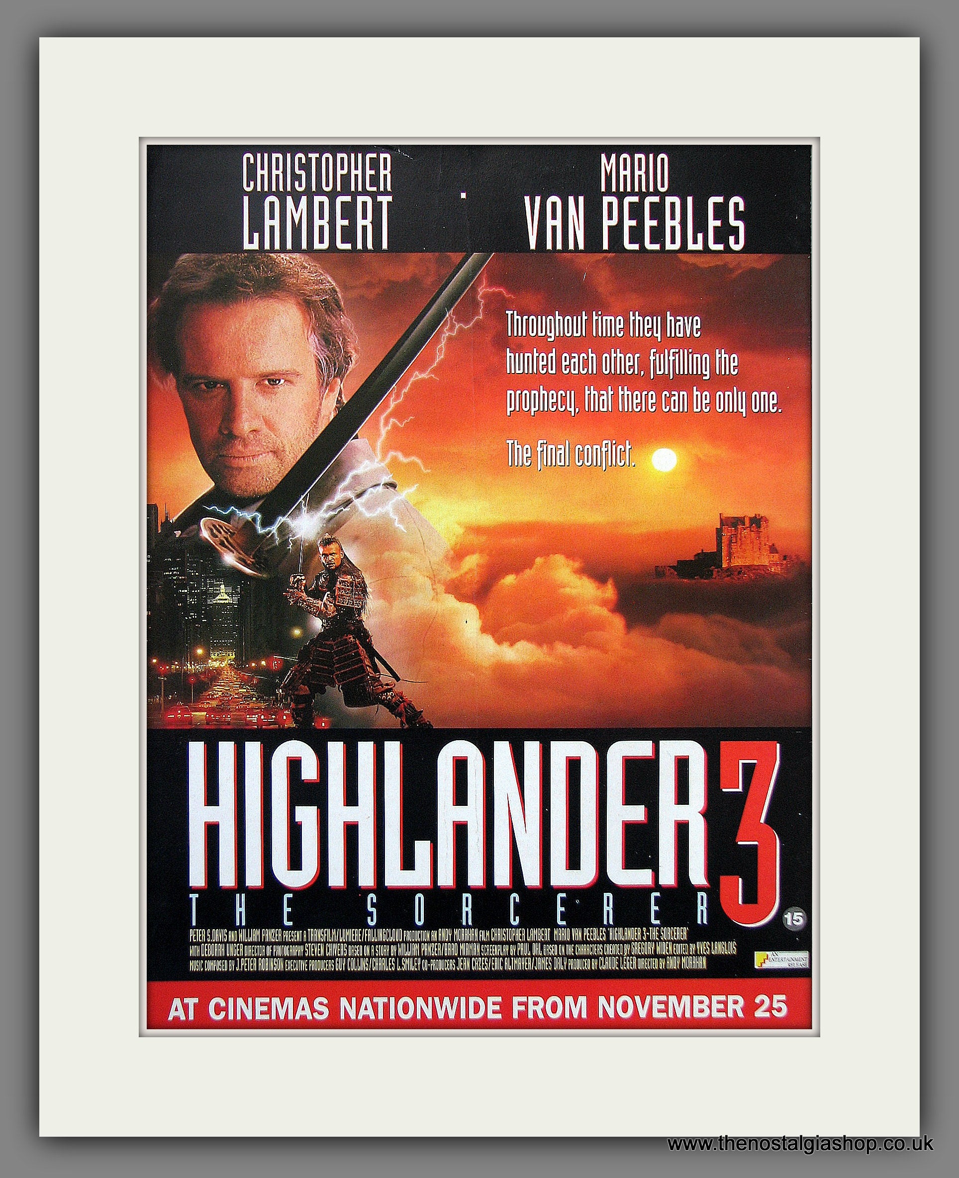 Highlander 3. 1994 Original Advert (ref AD54927) – The Nostalgia Shop