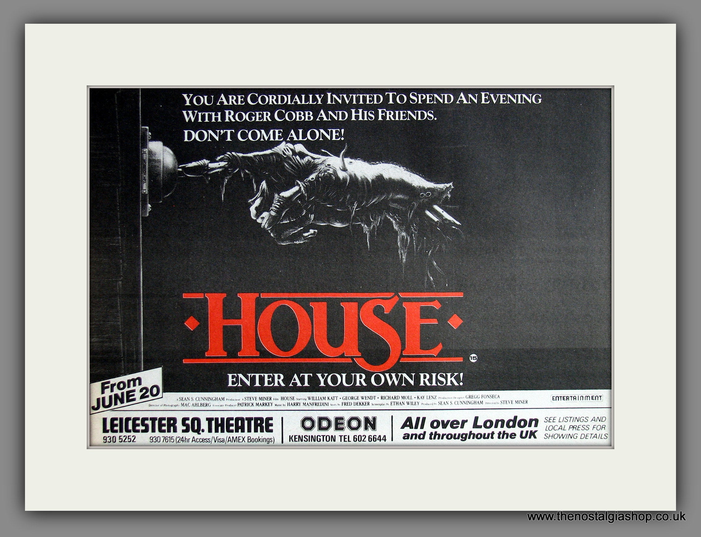 House. 1986 Original Advert (ref AD54961) – The Nostalgia Shop