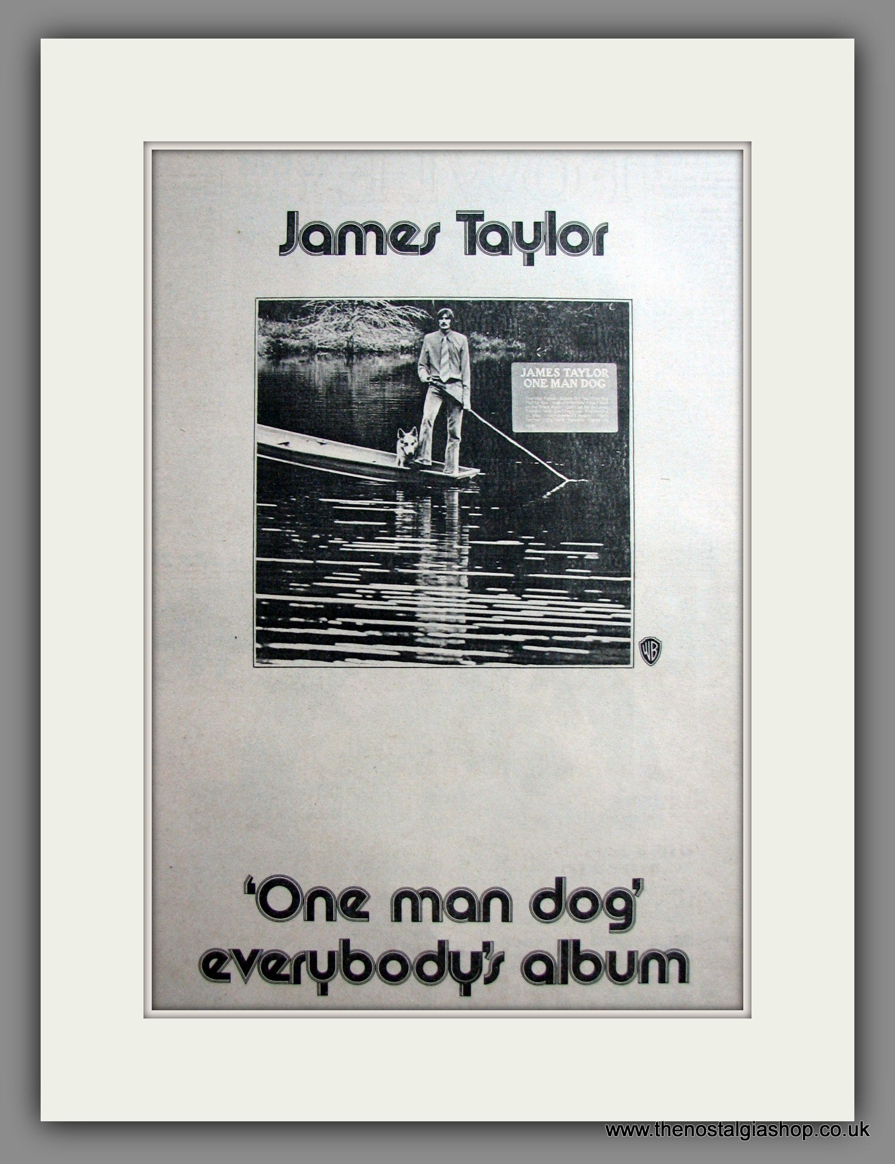 James Taylor. One Man Dog. Original Advert 1972 (ref AD12319) – The ...
