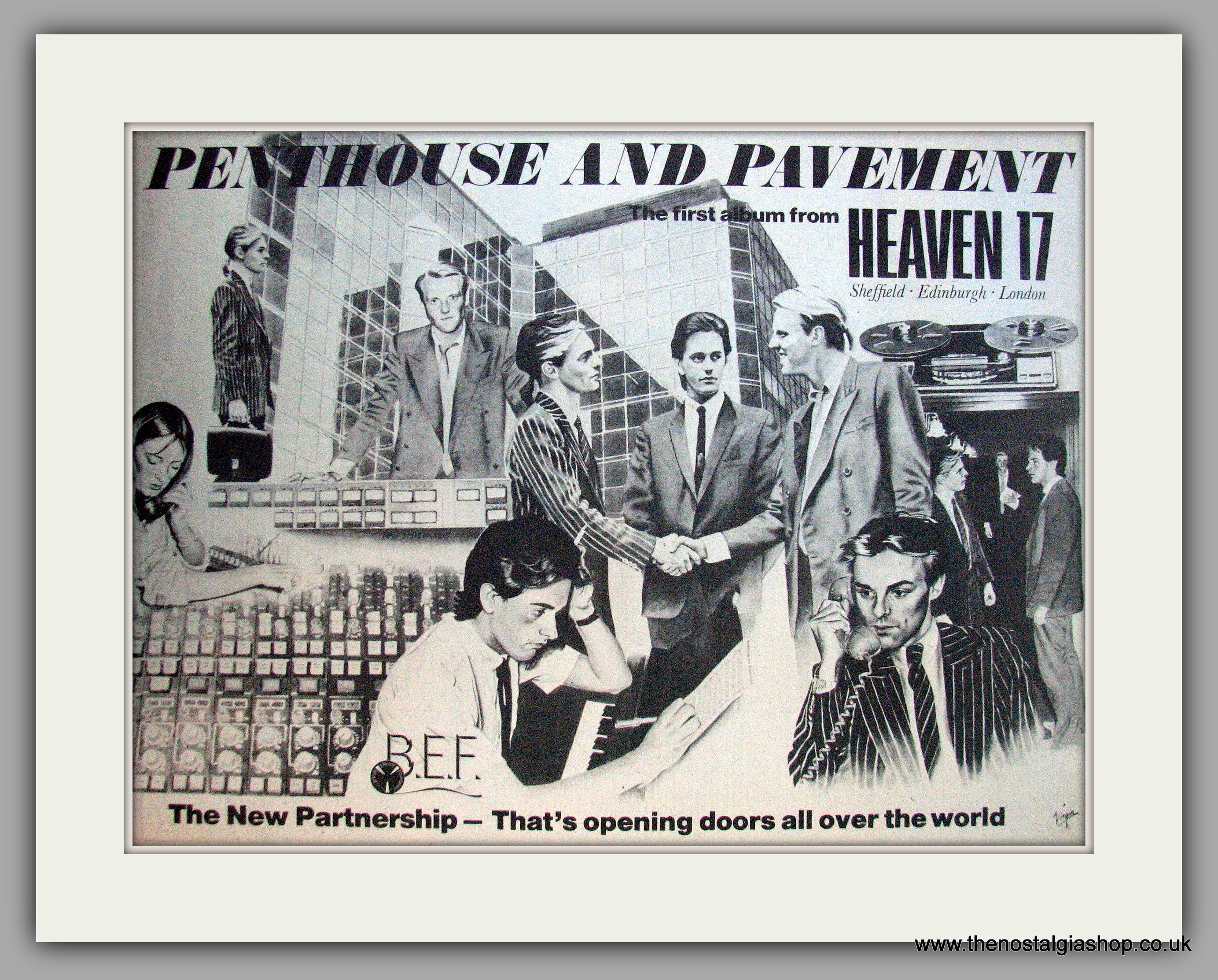 Heaven 17. Penthouse And Pavement. Vintage Advert 1981 (ref AD9686 ...