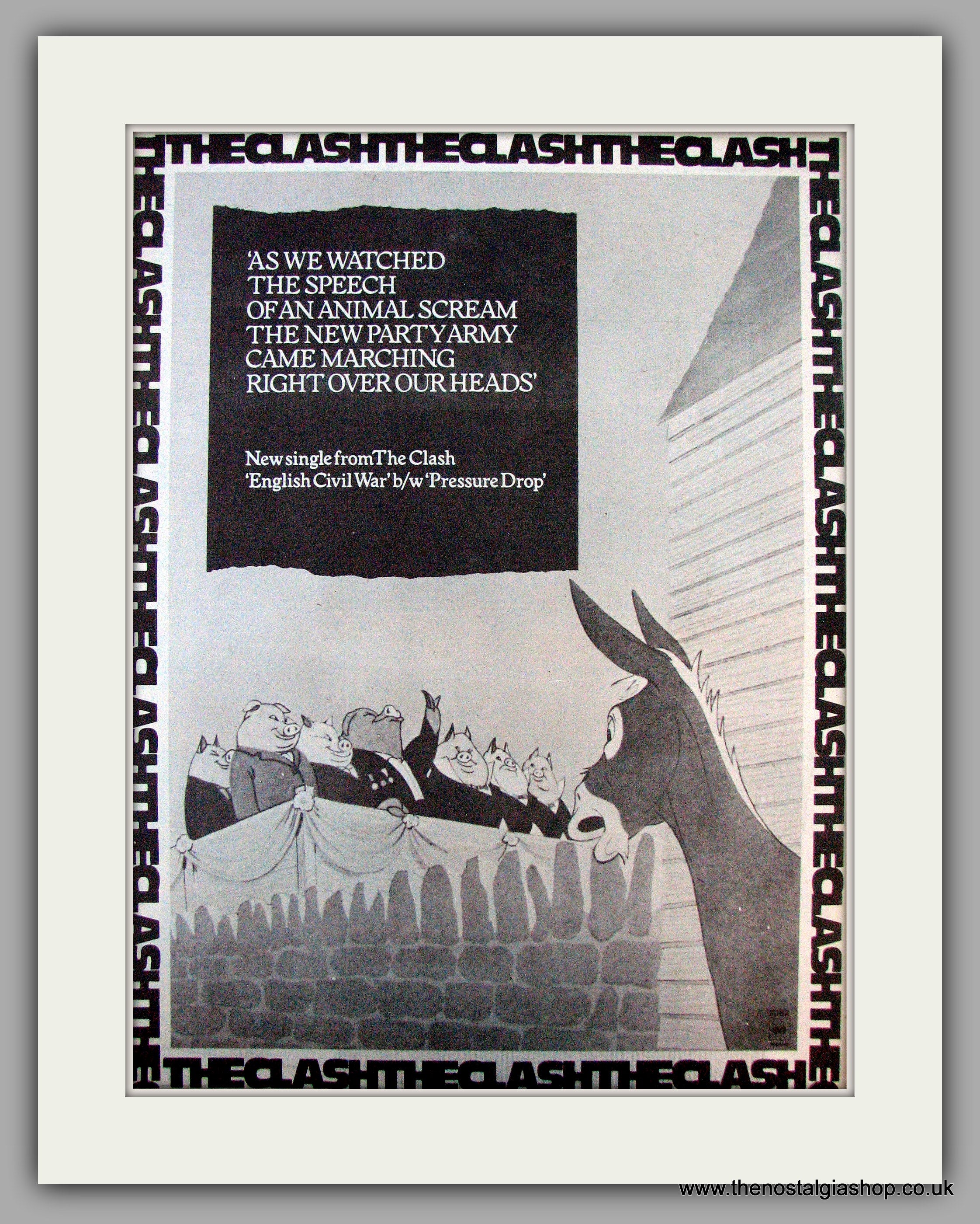 Clash (The) English Civil War. Vintage Advert 1979 (ref AD9687) – The ...
