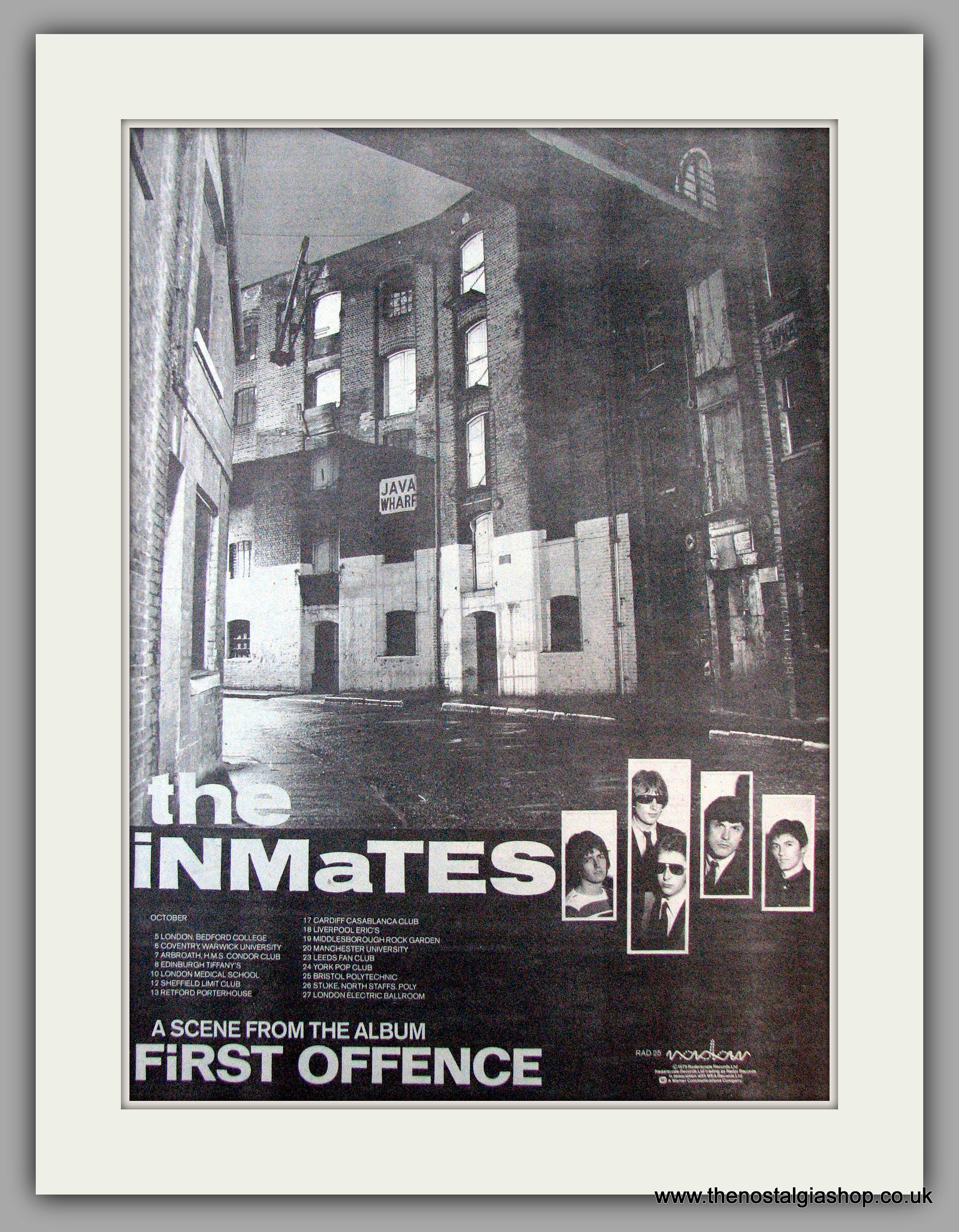 Inmates (The) First Offence. Vintage Advert 1979 (ref AD9843) – The ...