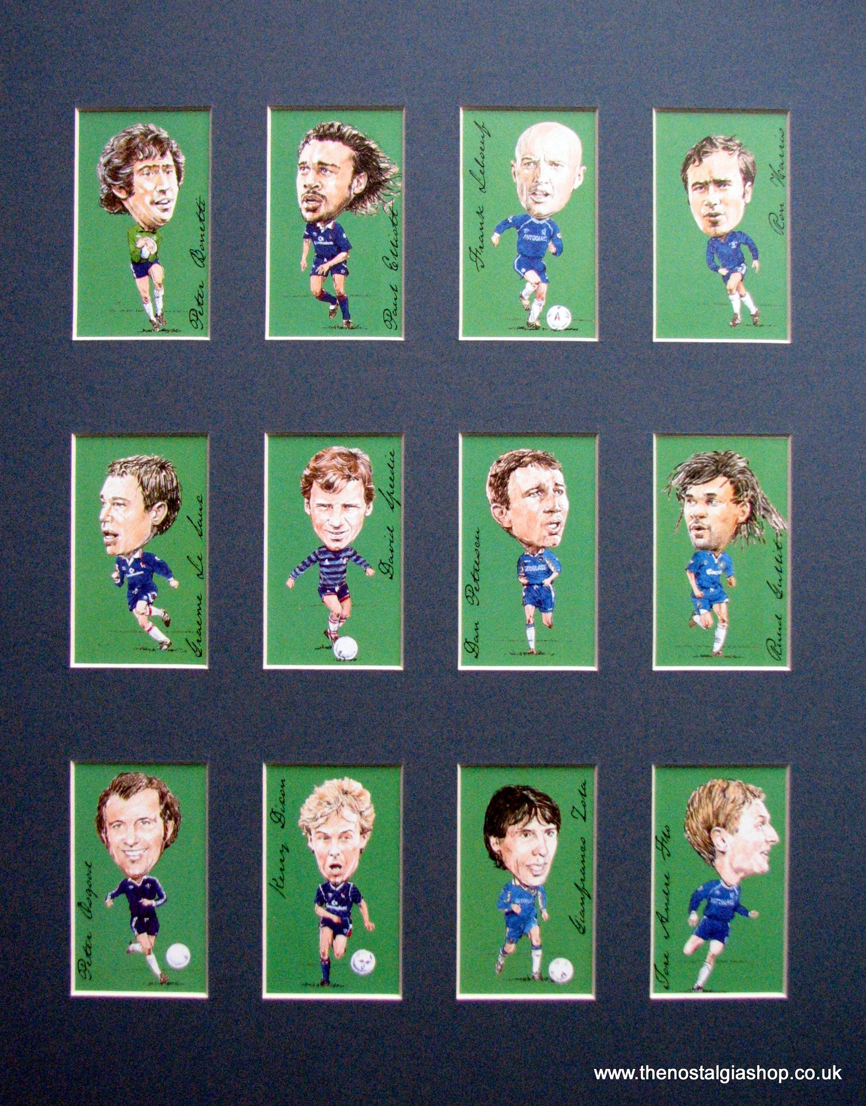 Chelsea Legends. Football Card Set – The Nostalgia Shop
