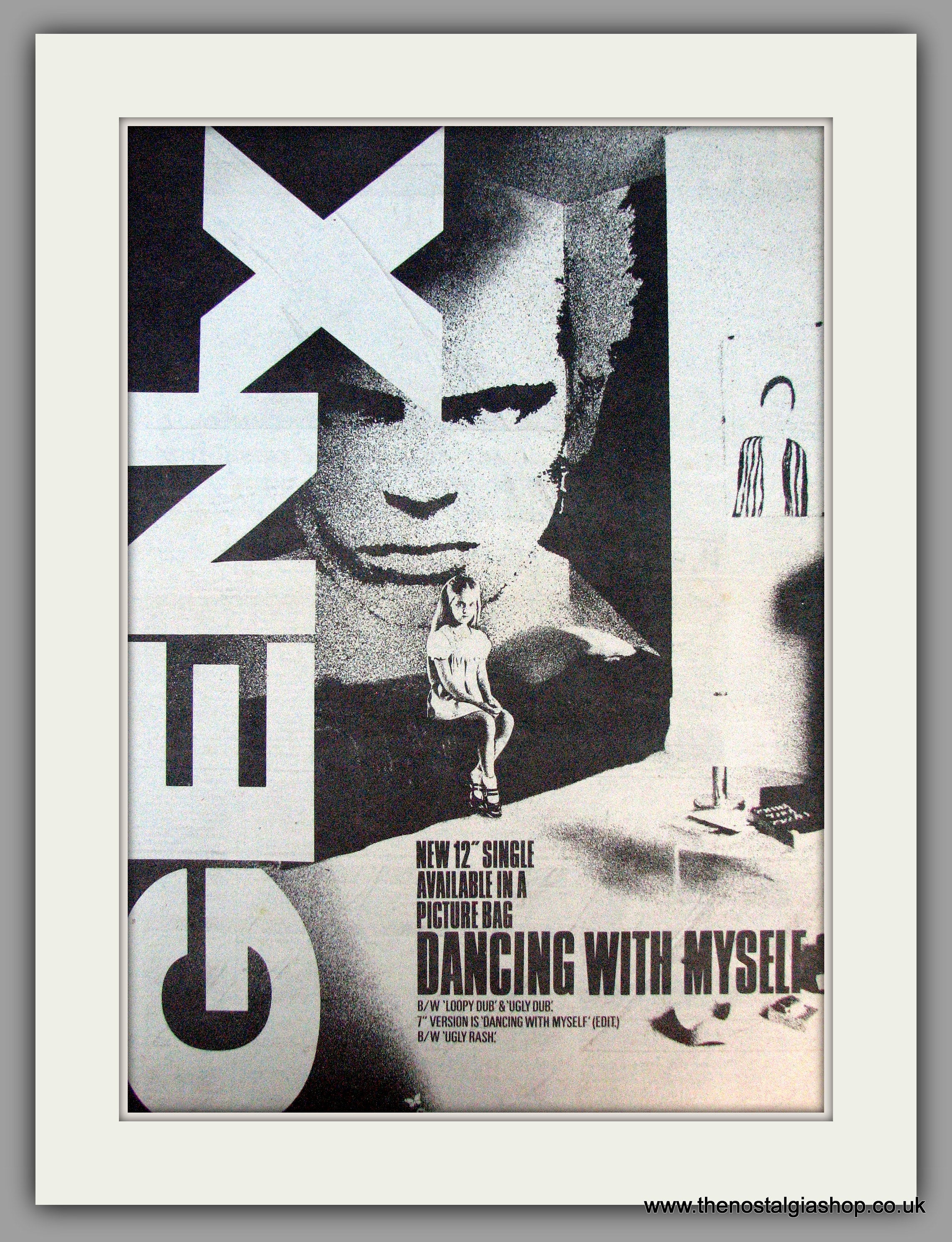 Generation X. Dancing With Myself. Vintage Advert 1980 (ref AD9912 ...