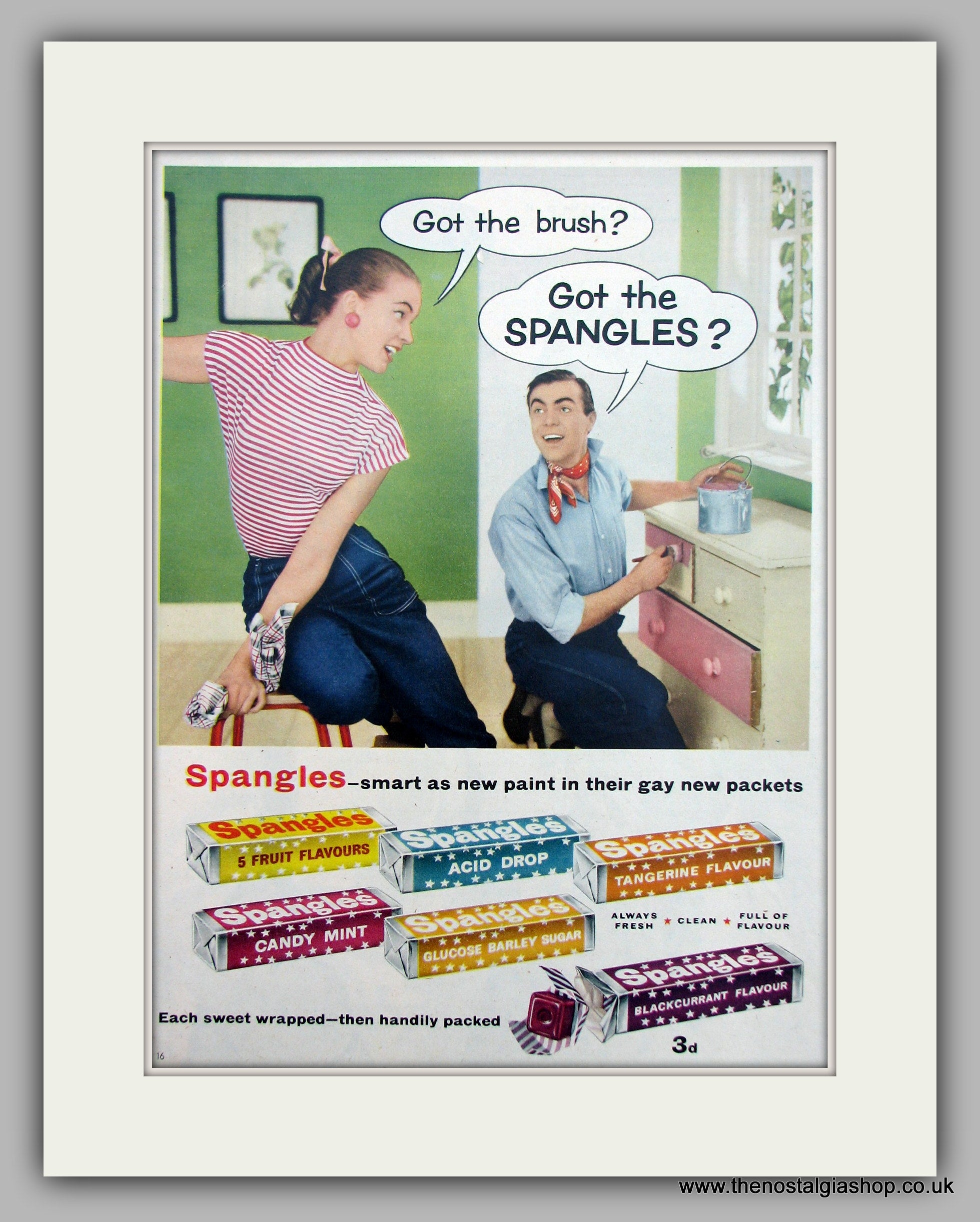 Spangles Fruit Sweets. Original Advert 1957 (ref AD9819) – The ...