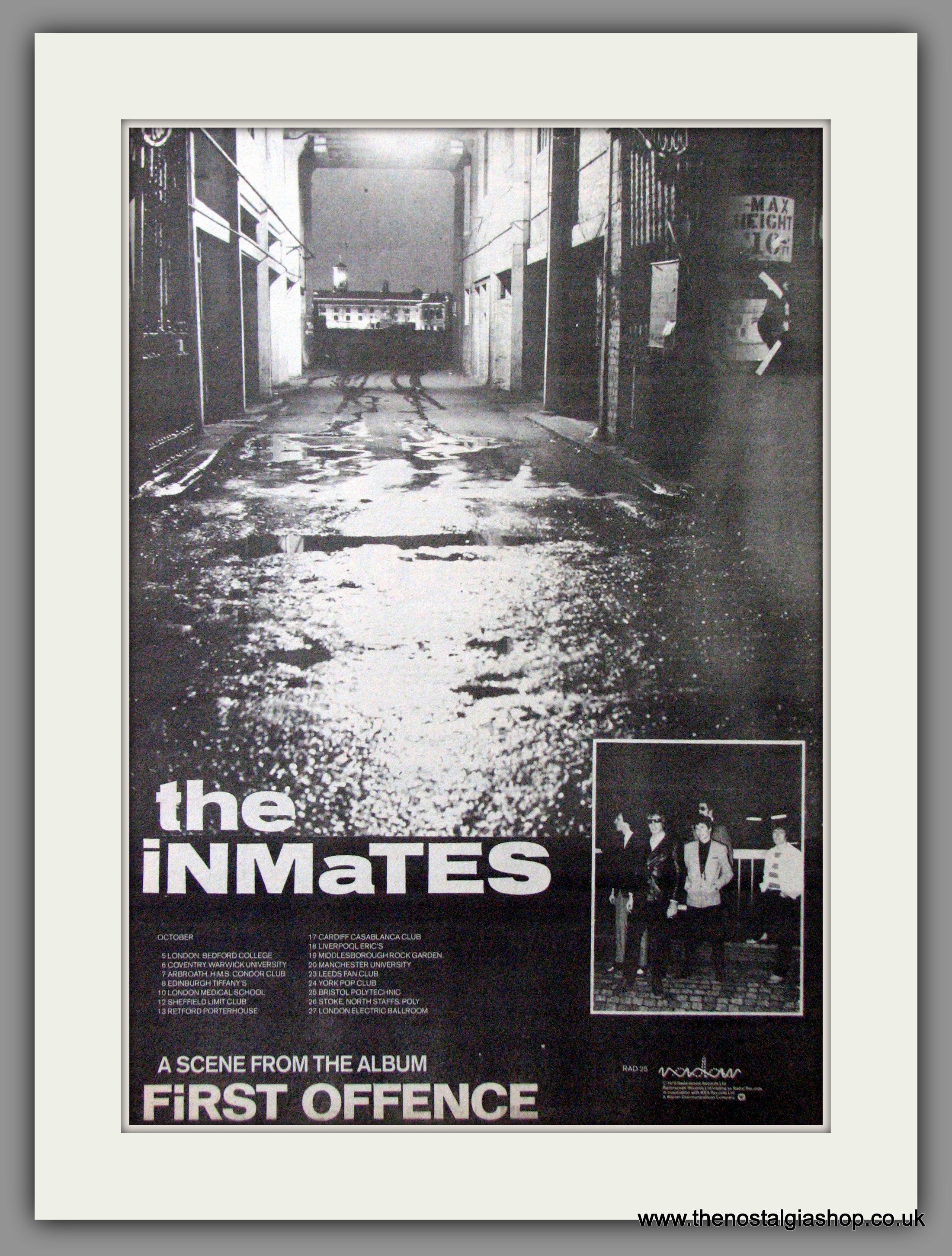 Inmates (The) First Offence. Original Advert 1979 (ref AD12150) – The ...