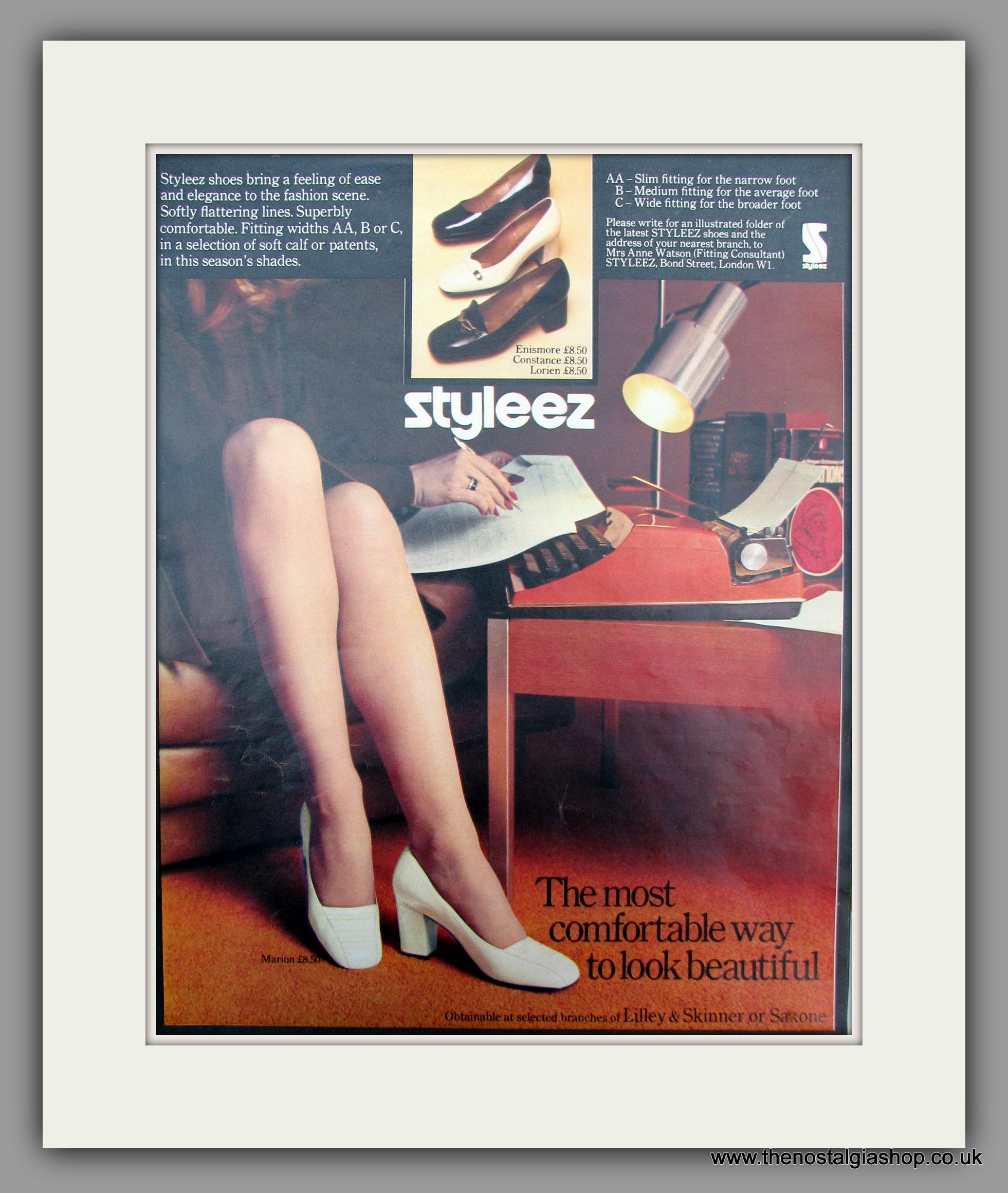 Styleez Shoes. Original advert 1973 (ref AD10049) – The Nostalgia Shop