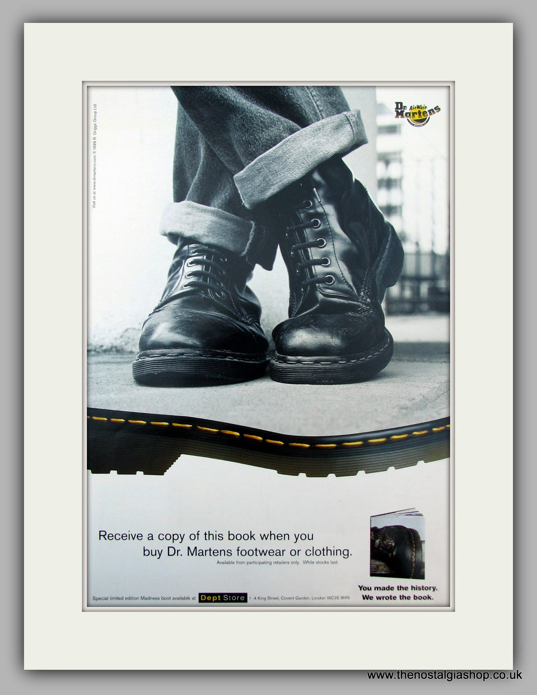 Dr Martens Boots. Original Vintage advert 1999 (ref AD10099) – The ...