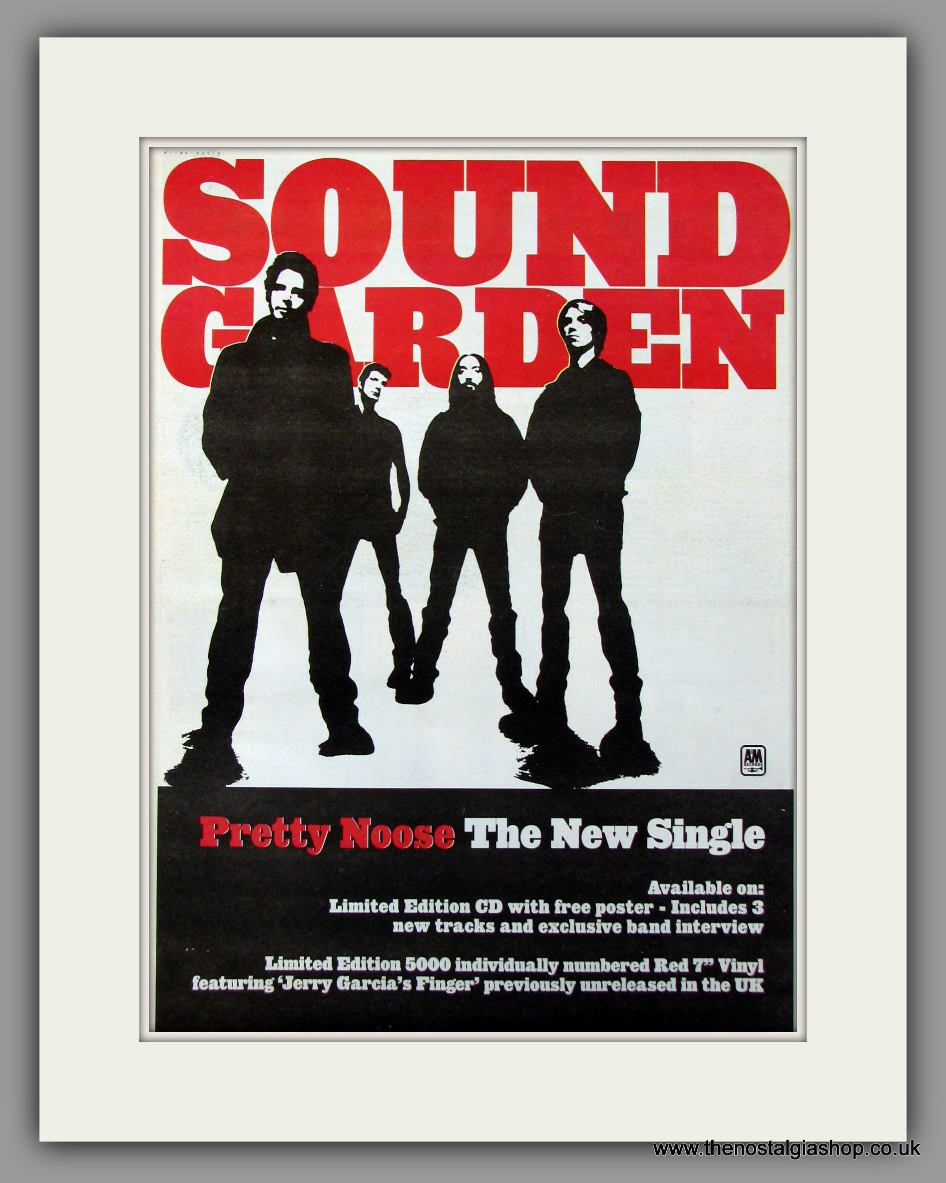 Soundgarden. Pretty Noose 1996. Original Vintage Advert (ref AD928 ...