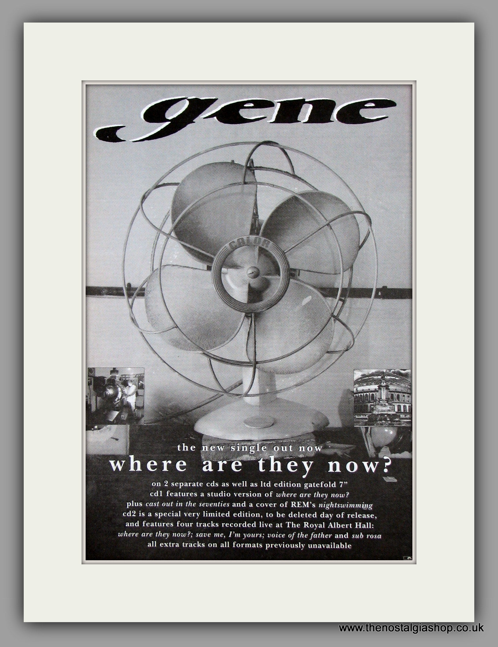 Gene Where Are They Now? Original Vintage Advert 1997 (ref AD10176 ...