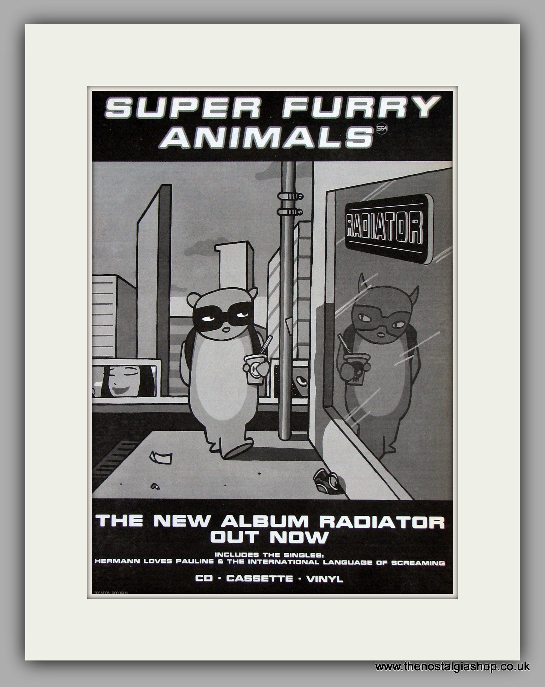 Super Furry Animals Radiator. Original Vintage Advert 1997 (ref AD1018 ...