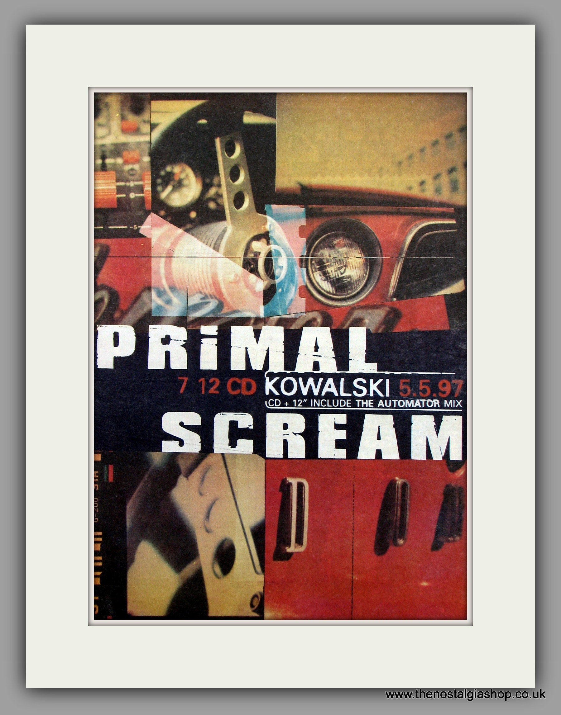 Primal Scream Kowalski. Original Vintage Advert 1997 (ref AD10201) – The Nostalgia Shop