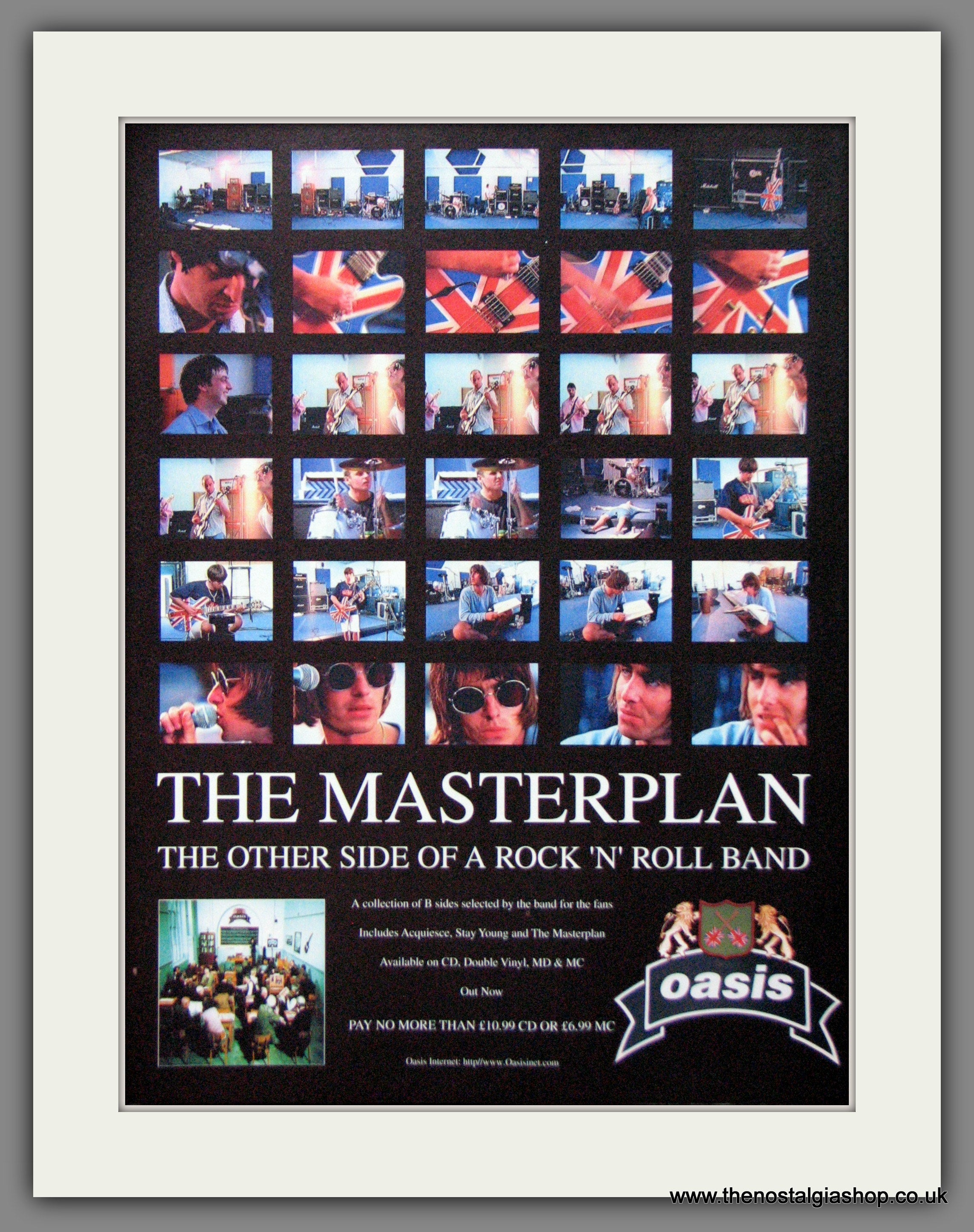 Oasis. The Masterplan. Original advert 1998 (ref AD55005) – The ...