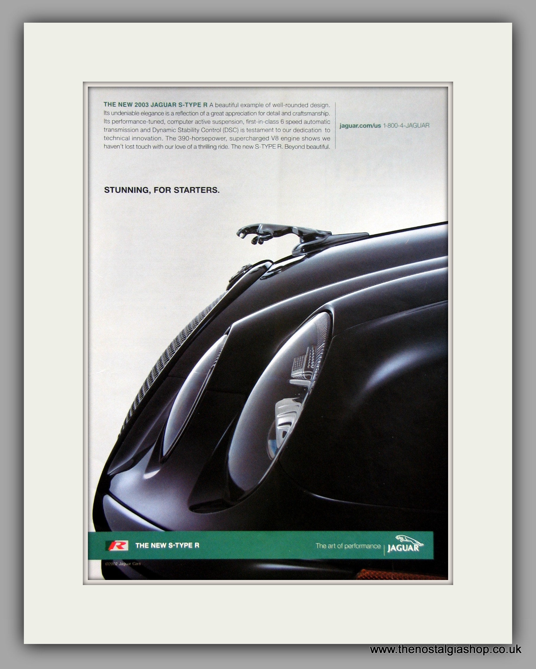 Jaguar S-Type R. 2003. Original Vintage Advert (ref AD7731) – The ...