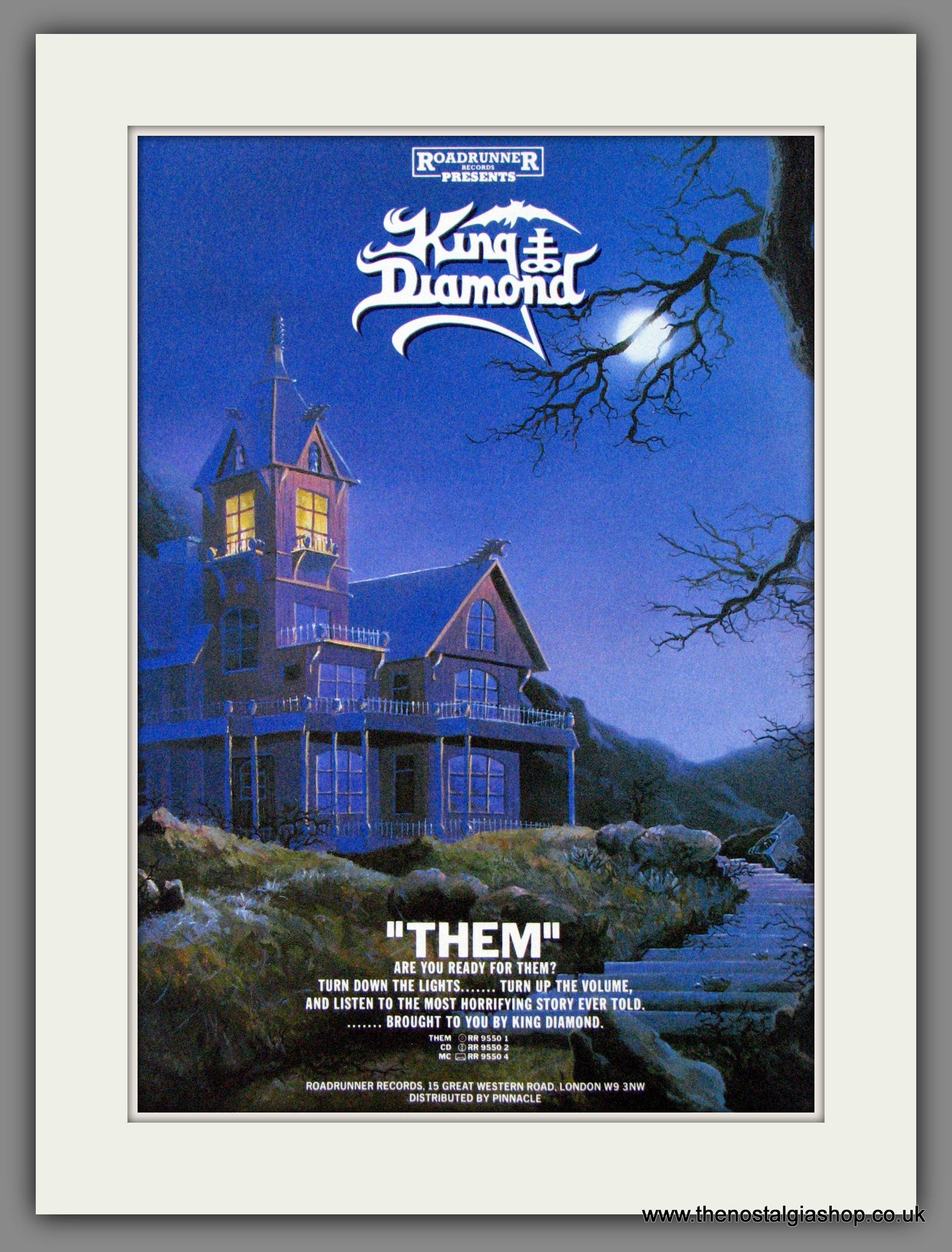 King Diamond. Them. 1988 Original Advert (ref AD55160) – The Nostalgia Shop