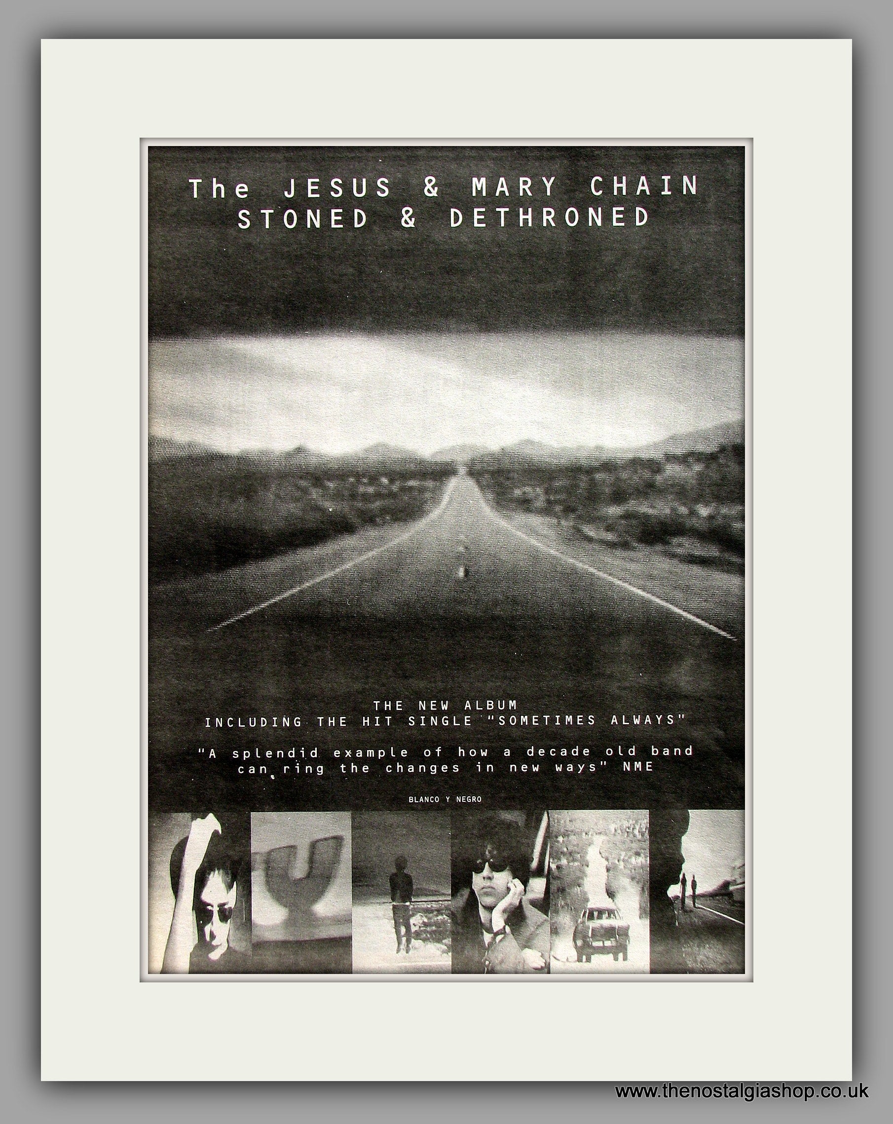 Jesus and Mary Chain. Stoned and Dethroned. Original Vintage Advert 19 ...