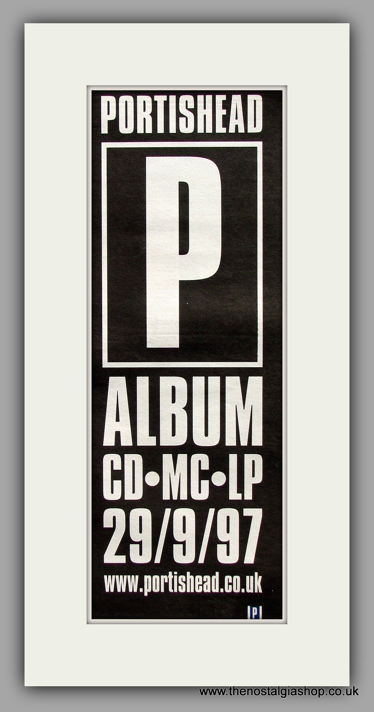 Portishead. P. Album. Original Vintage Advert 1997 (ref AD10306) – The ...
