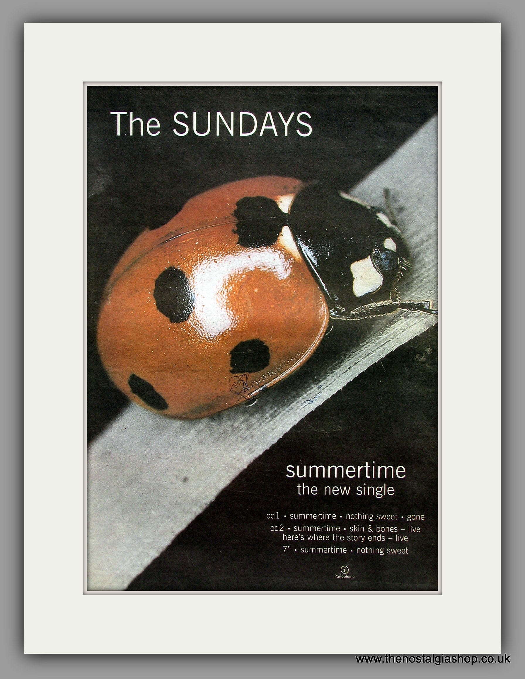 Sundays (The) Summertime. Original Vintage Advert 1997 (ref AD10334 ...