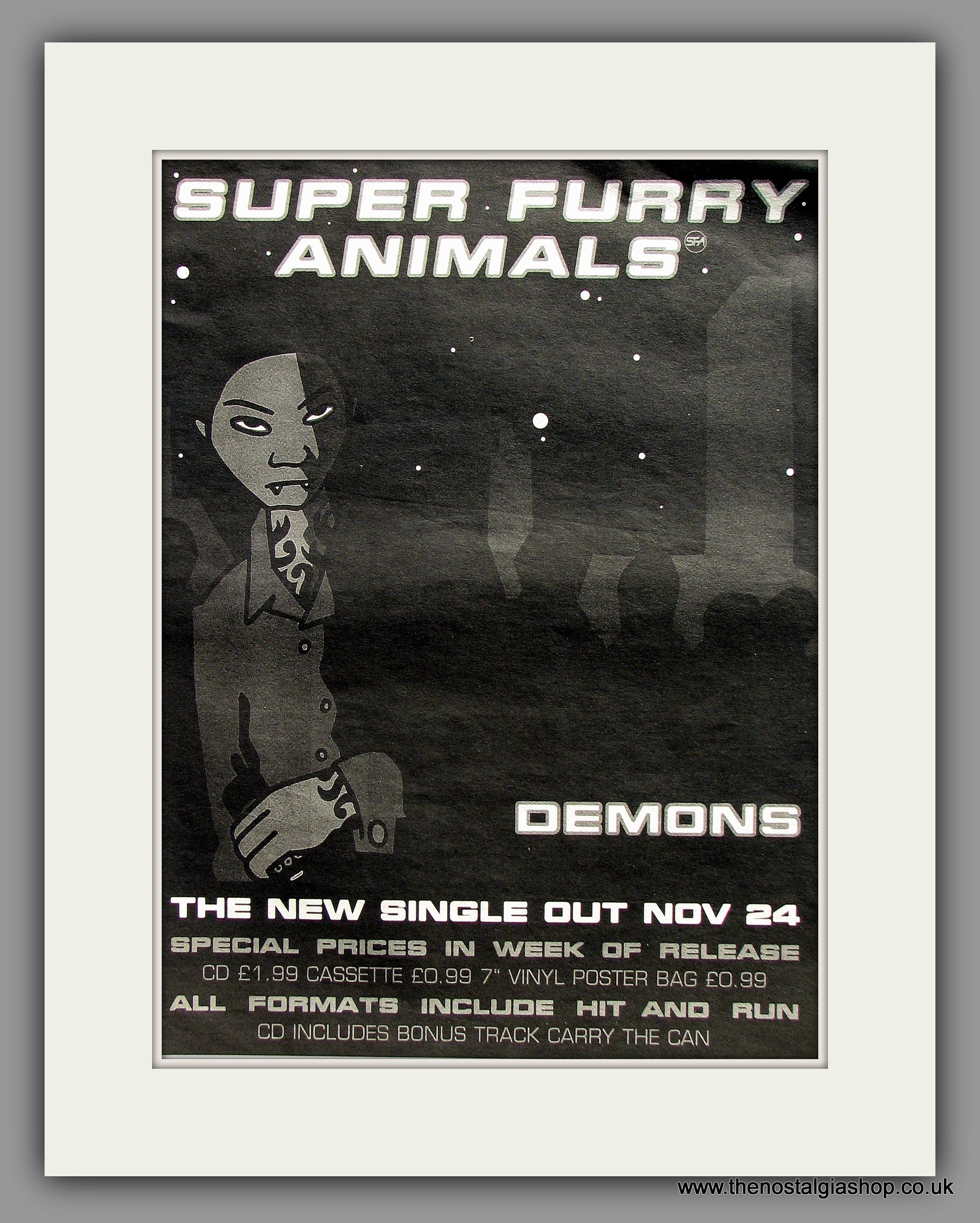 Super Furry Animals. Demons. Original Vintage Advert 1997 (ref AD10340 ...