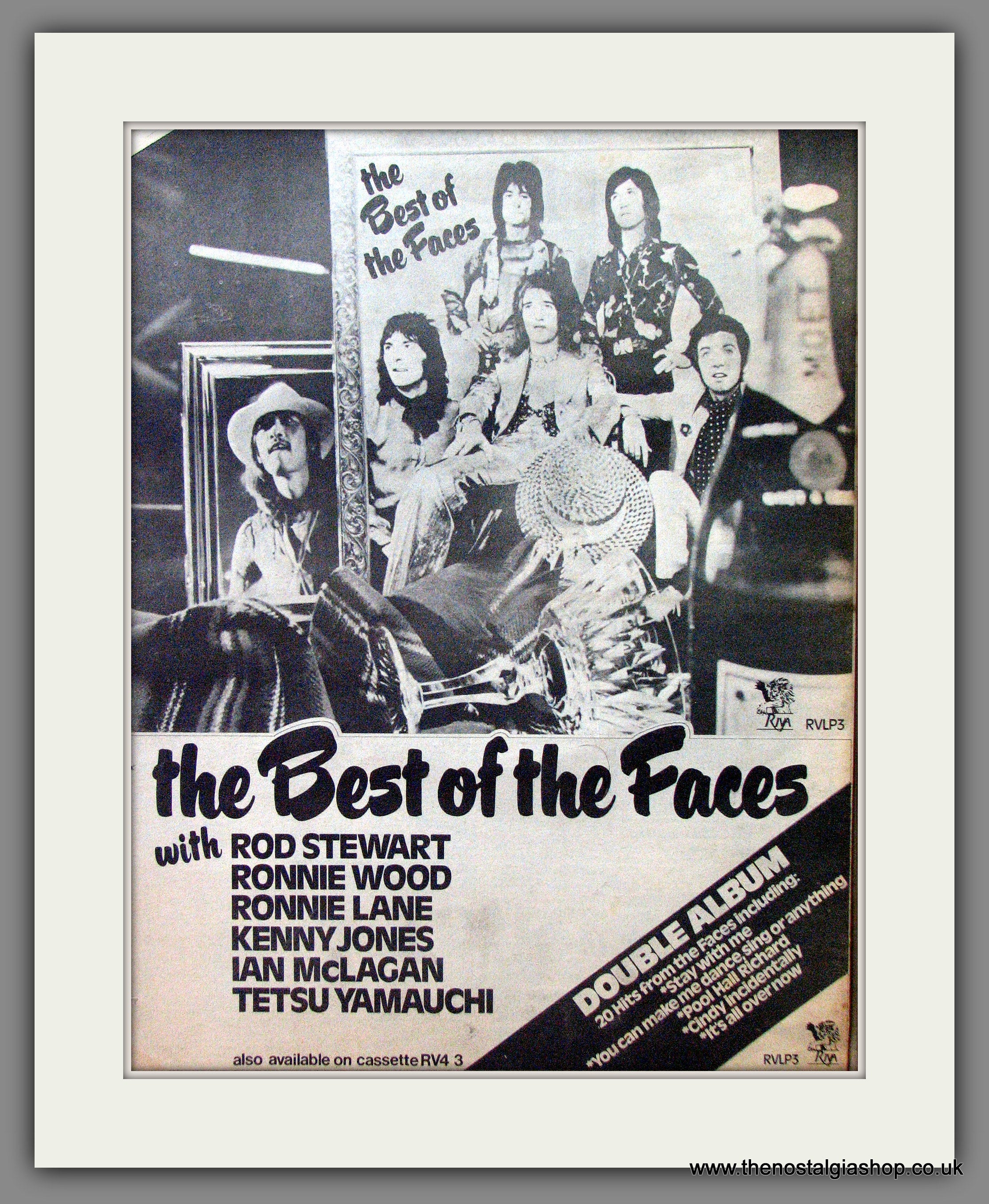 Faces The Best Of. Original Advert 1977 (ref AD13089) – The Nostalgia Shop