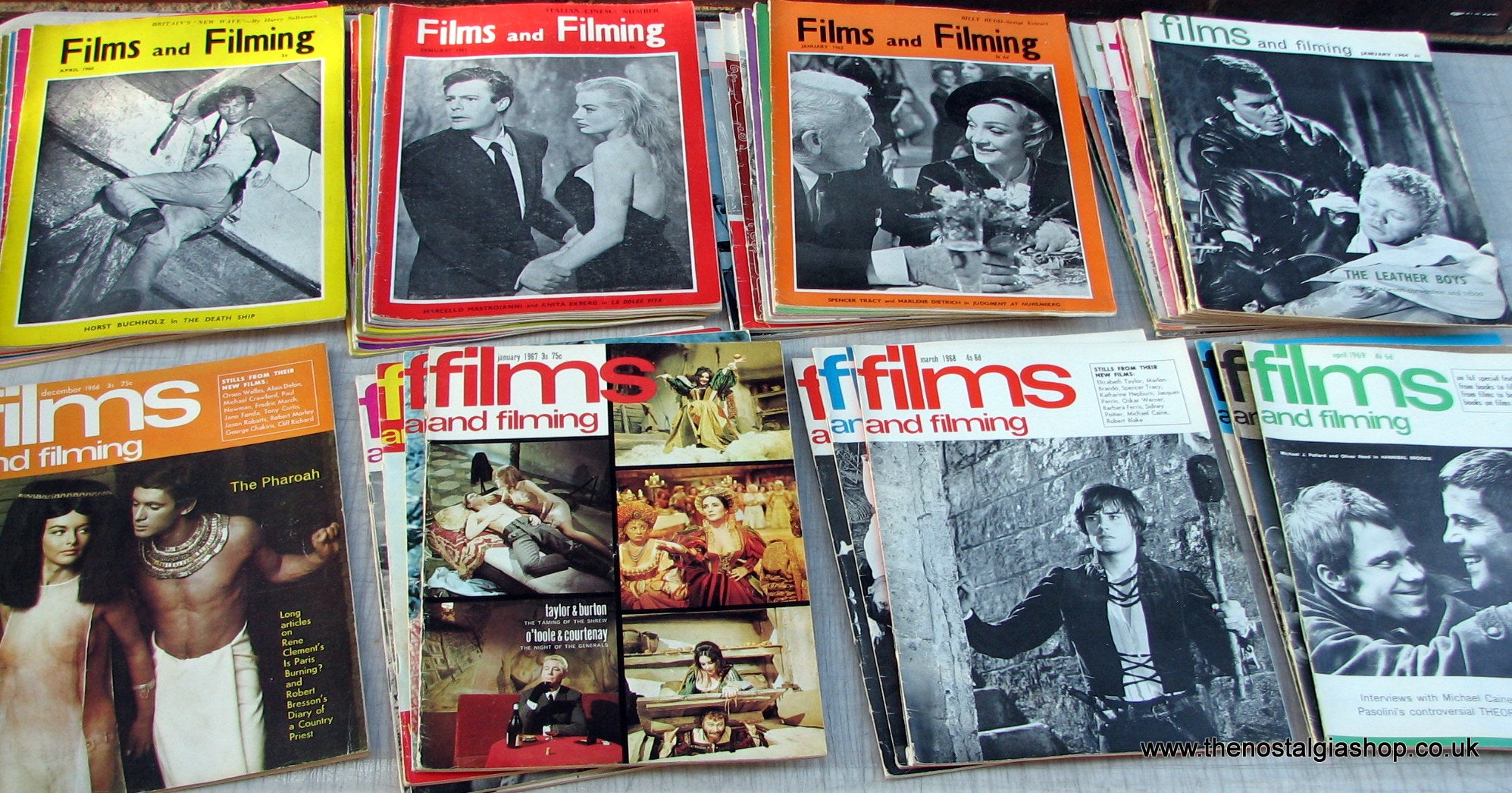 Films And Filming Magazines. Job Lot. 1960's. 45 issues. (MC112) – The ...