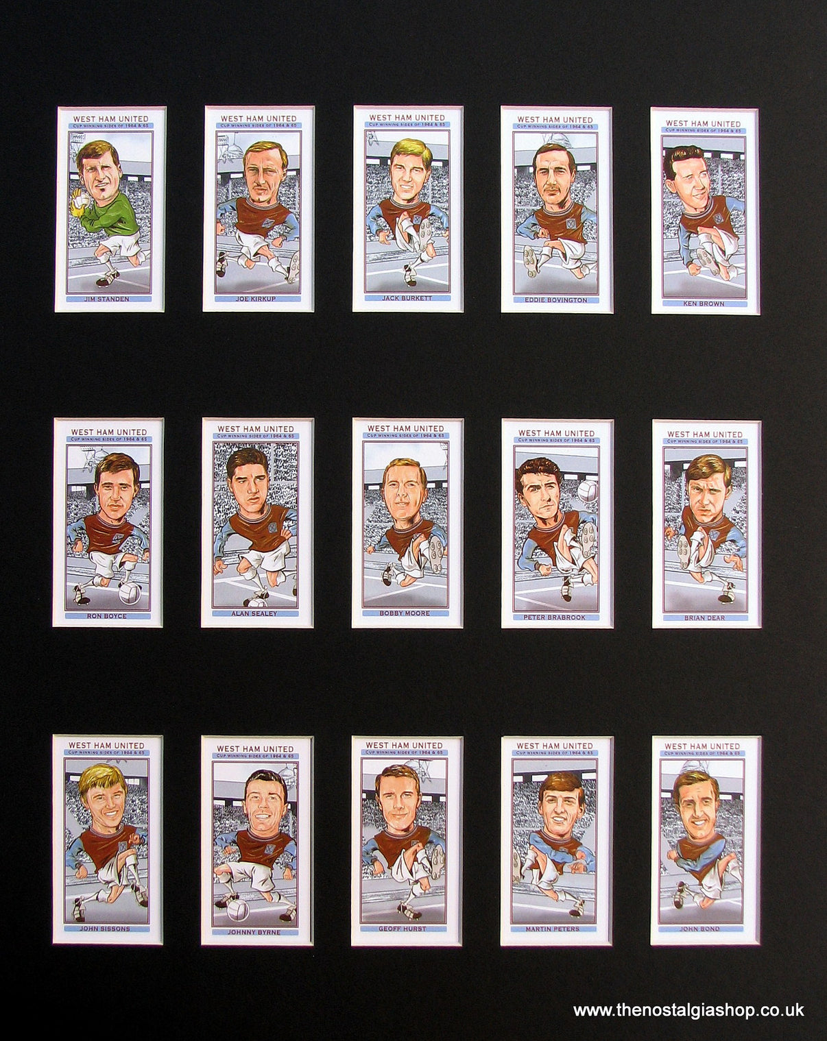 West Ham United Cup Winners 1964 - 65 Football Card Set – The Nostalgia ...